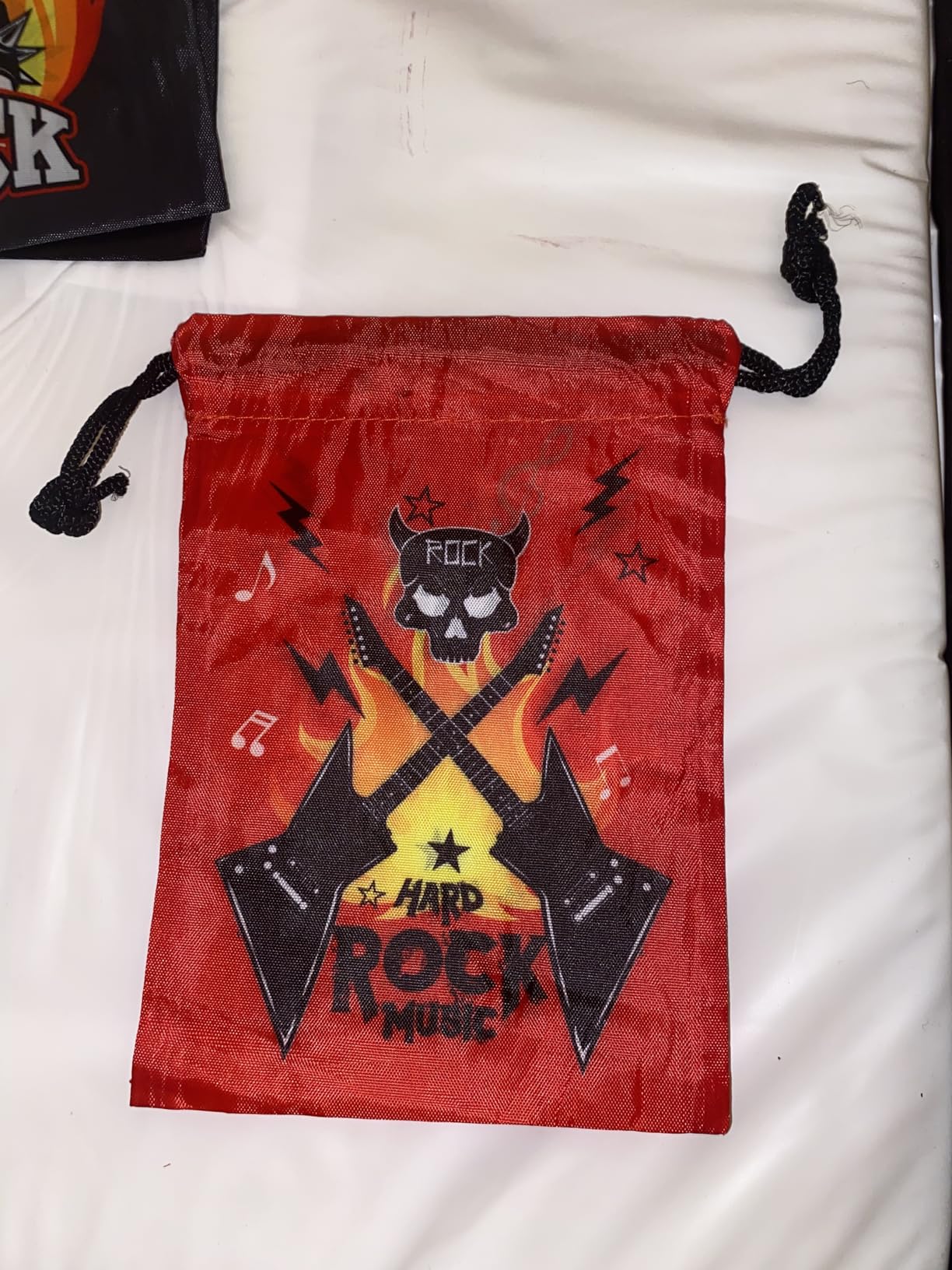 Amazon.com: Honoson 24 Pcs Rock and Roll Party Favor Drawstring Bags ...