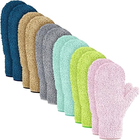 Amazon.com: Arkwright Microfiber Cleaning Dusting Mitts - (Pack of 12 ...