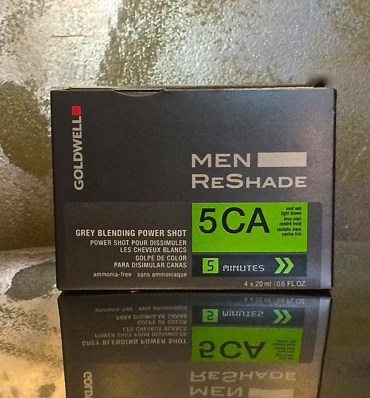 Goldwell for Men ReShade, Grey Blending Power Shot, 5CA ,Cool Ash Light ...
