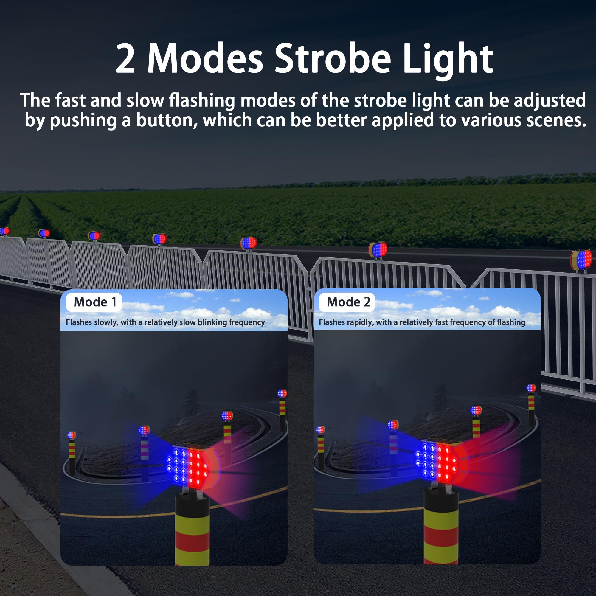 Solar Blinking Safety Lights Roadsafe Ce Blinking LED Solar Warning