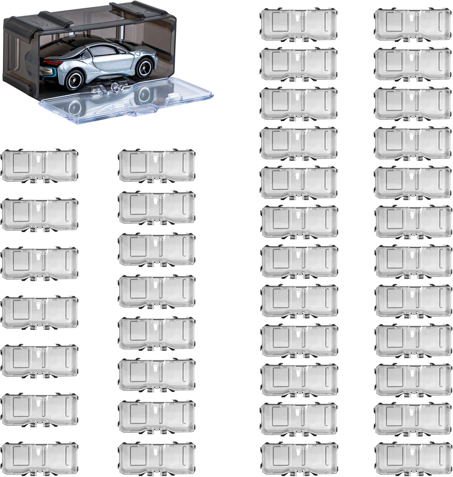 Amazon.com: MiJo Exclusives Showcase Wall Mount 1:64 12 Cars 10.03" x 3 ...