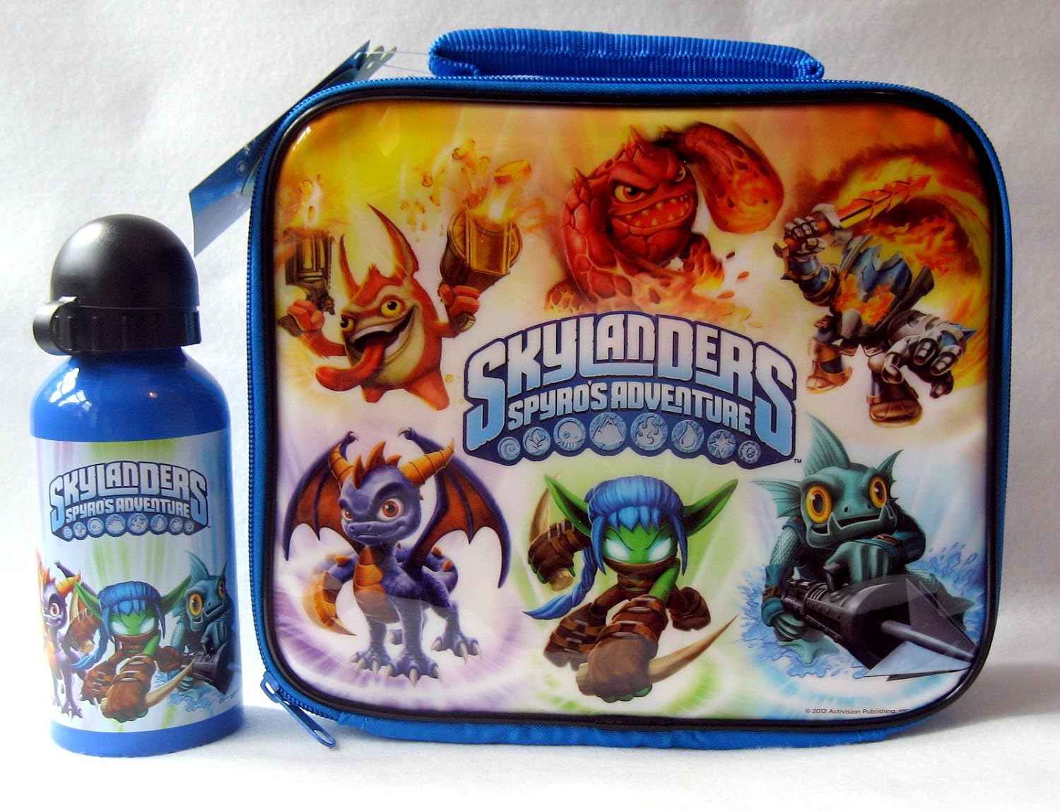 Skylanders Lunch Bag Box and Matching Aluminium Sports Bottle : Amazon ...