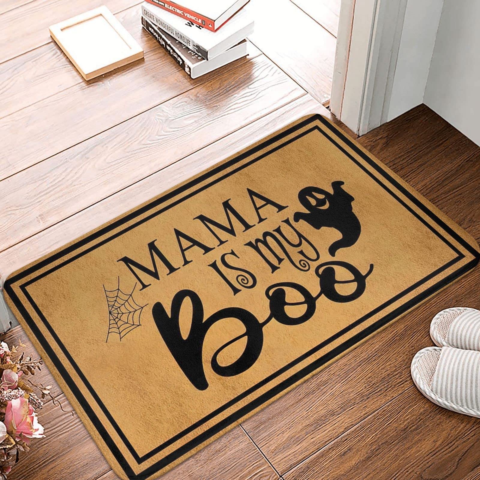 Amazon.com: Doormat Welcome Mat Door Mats Outdoor Mama is My Boo ...