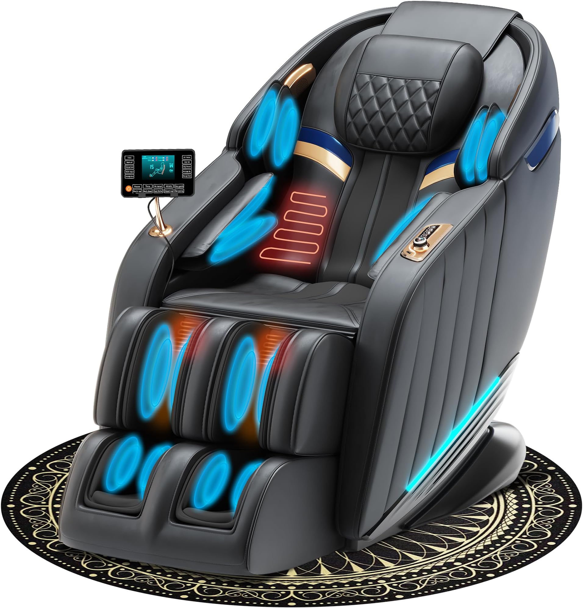 Amazon.com: Real Relax Massage Chair Full Body, Zero Gravity SL Track ...