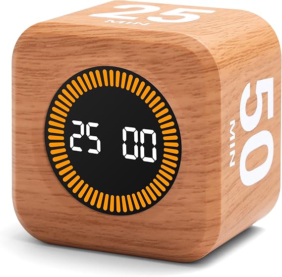 Amazon.com: Exlliy Rotating Productivity Timer 5, 25, 10, 50 Minutes ...
