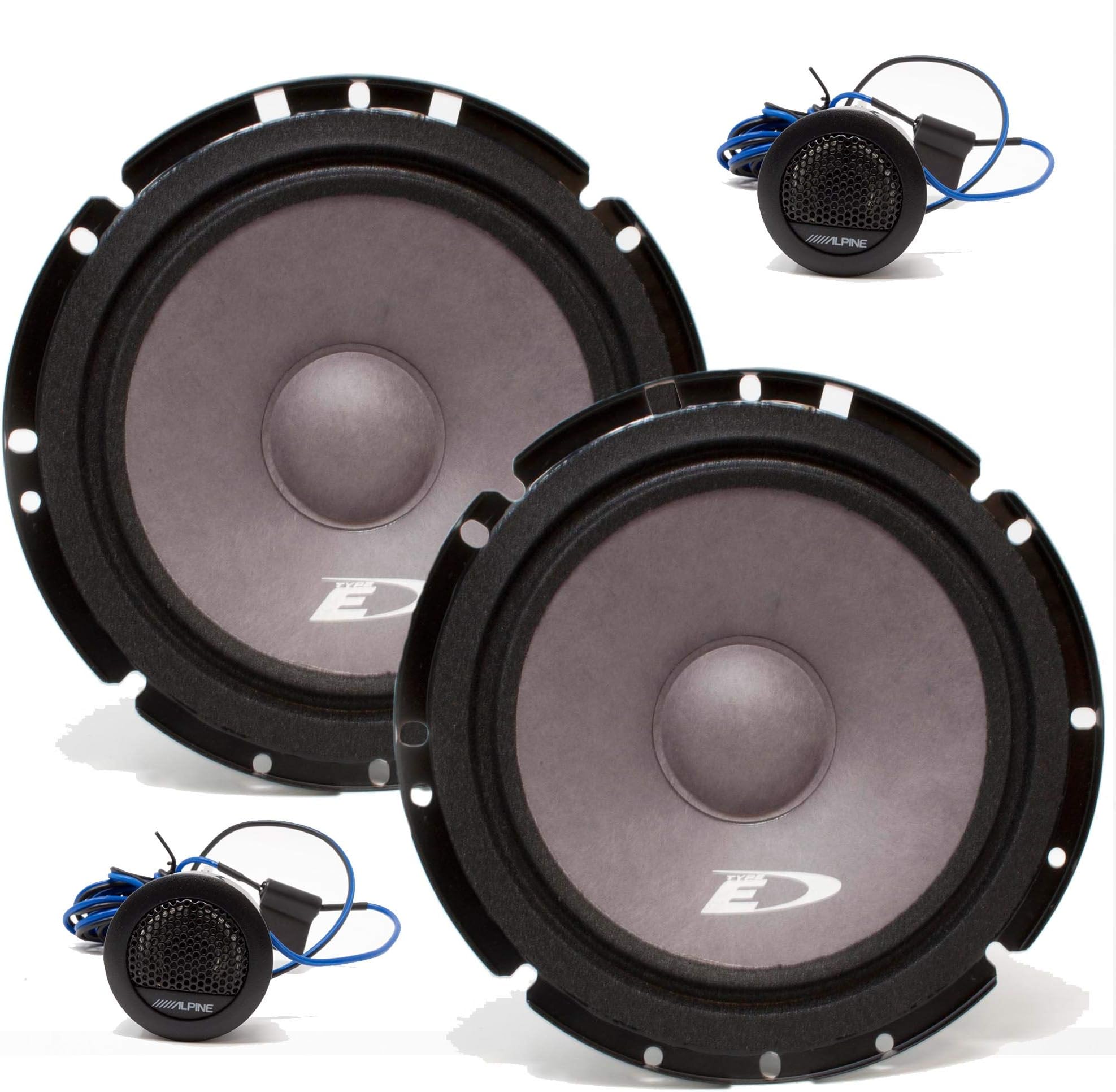Amazon.com: Alpine SPS-610C 6-1/2" Component 2-Way Type-S Speaker ...