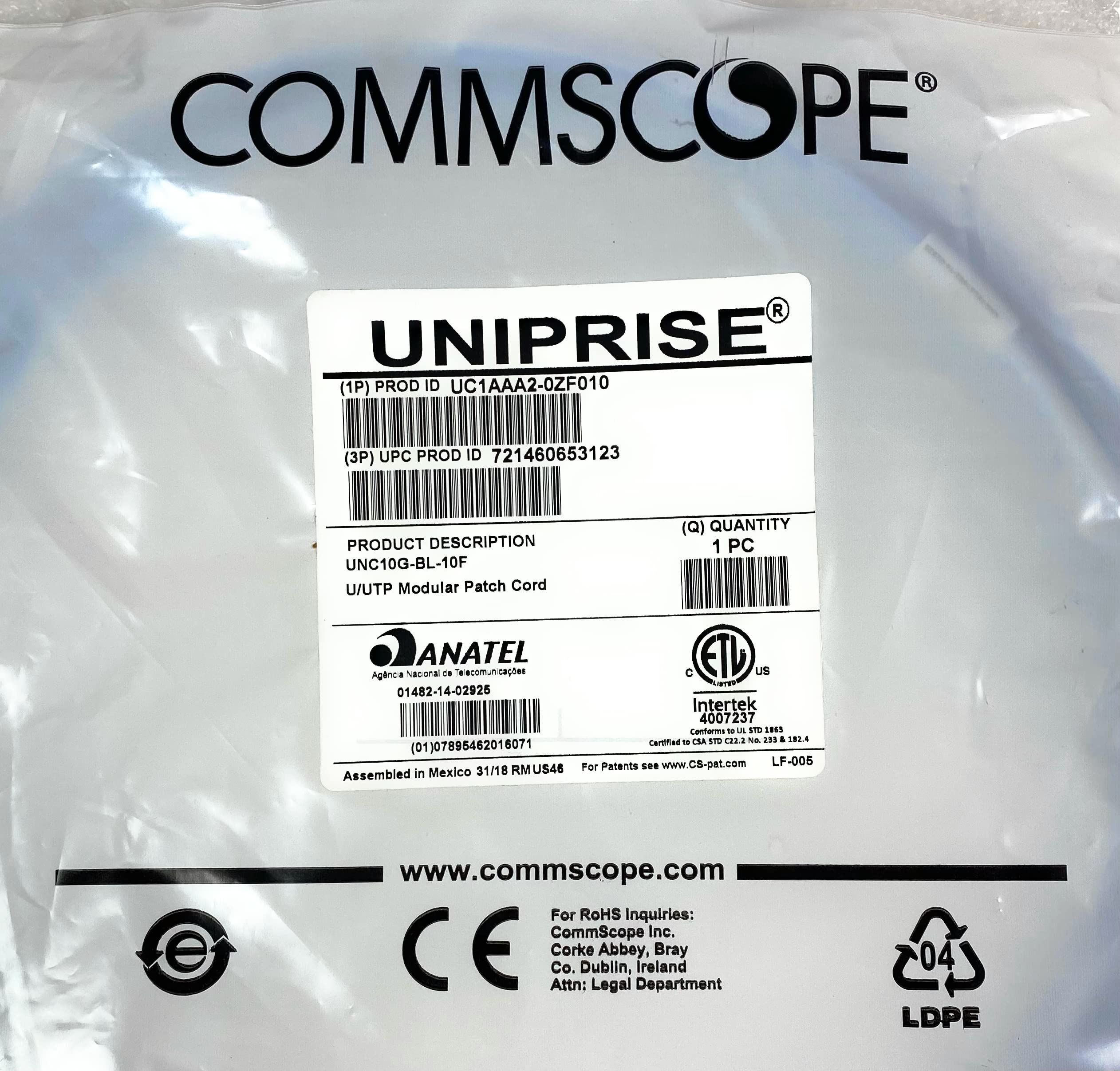 Uniprise Commscope And Systimax