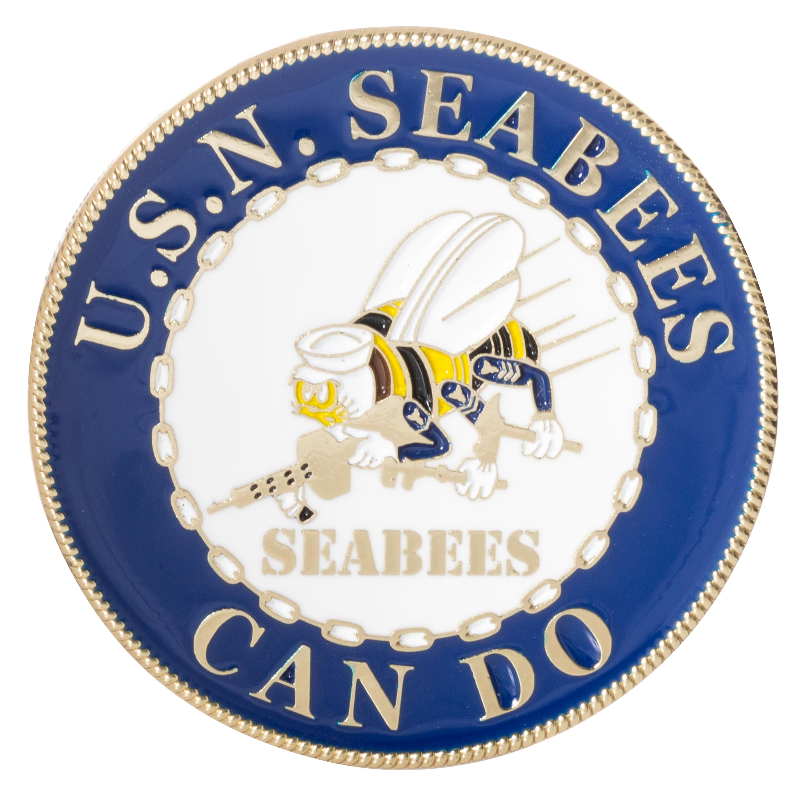 Amazon.com: Unites States Navy Seabees Can Do Challenge Coin ...