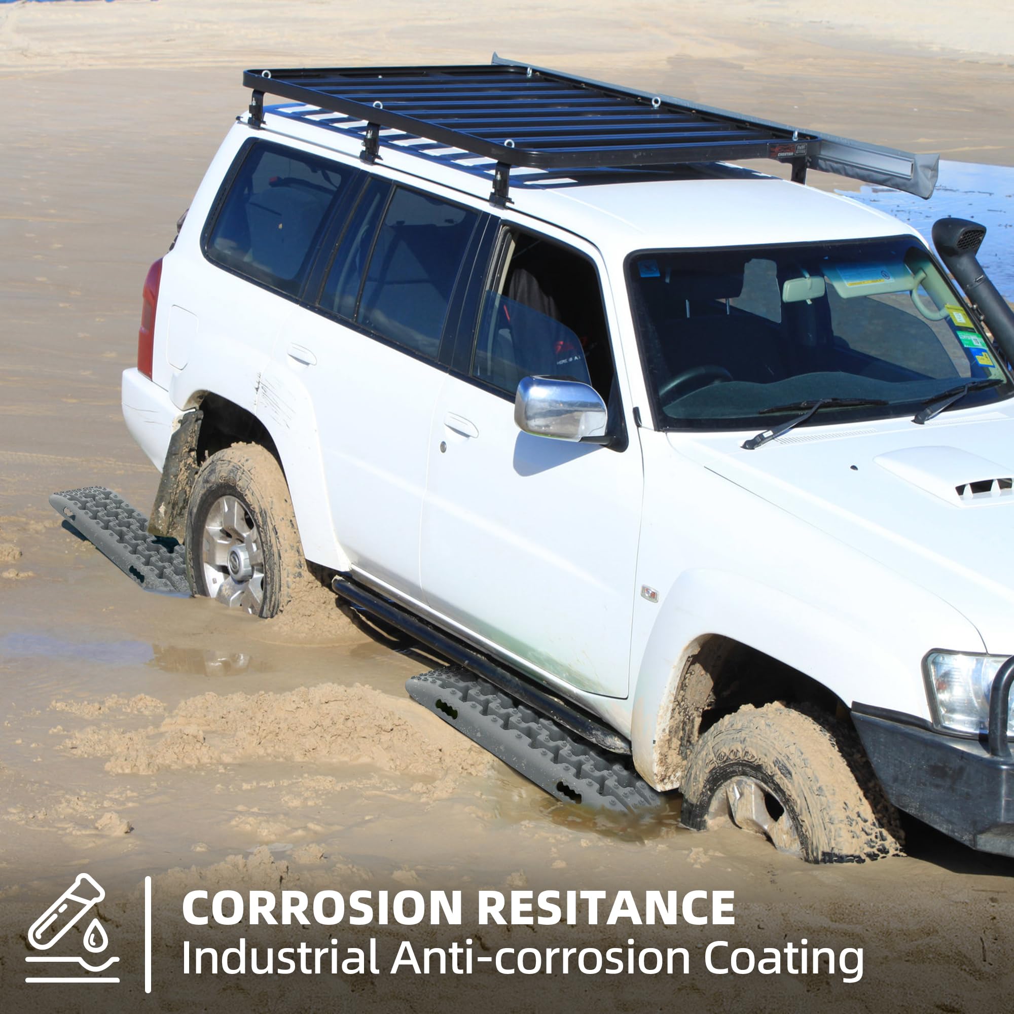 Snapklik.com : SAMOUT Recovery Traction Tracks, Offroad Traction Boards ...