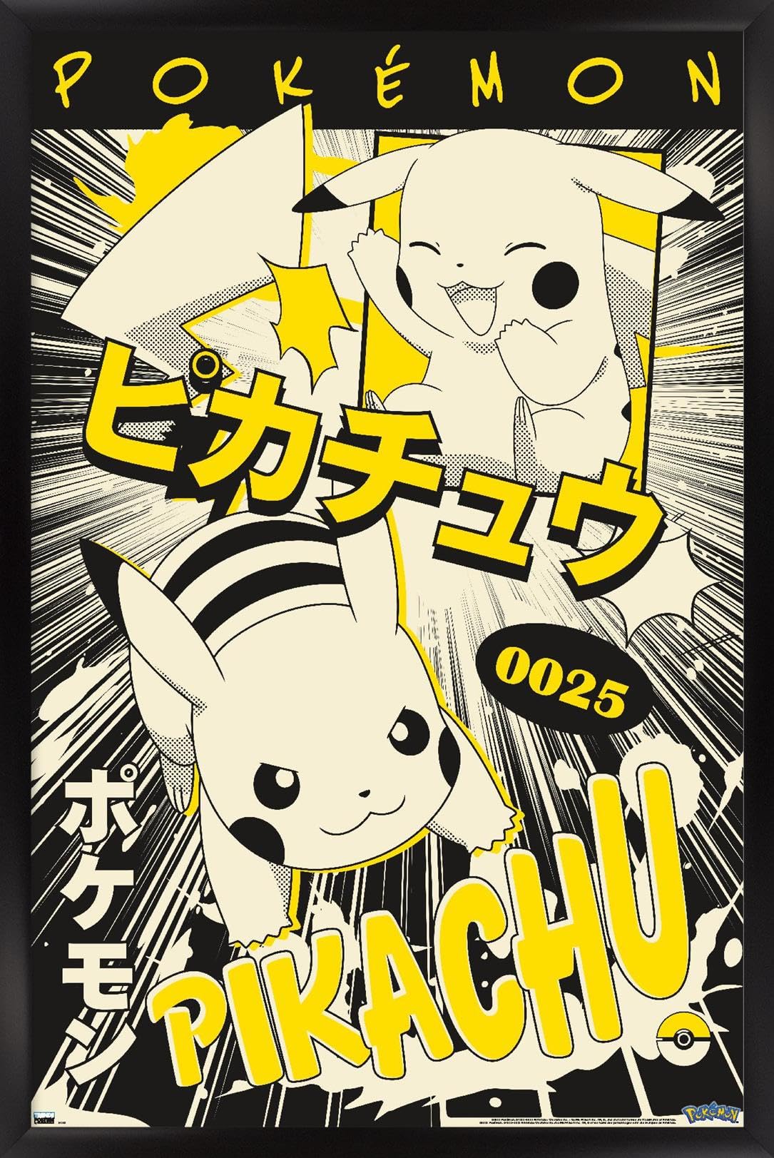 Amazon.com: Trends International Pokémon - Pikachu Anime Wall Poster ...