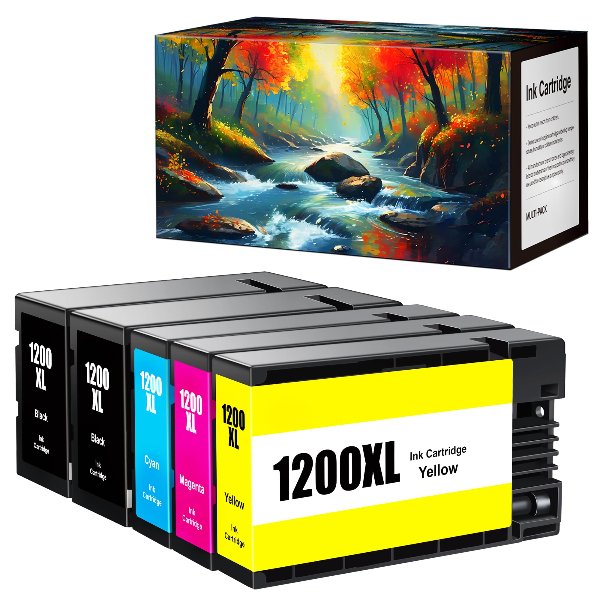 Amazon.com: 1200XL Compatible Ink cartridges Replacement for Canon ...