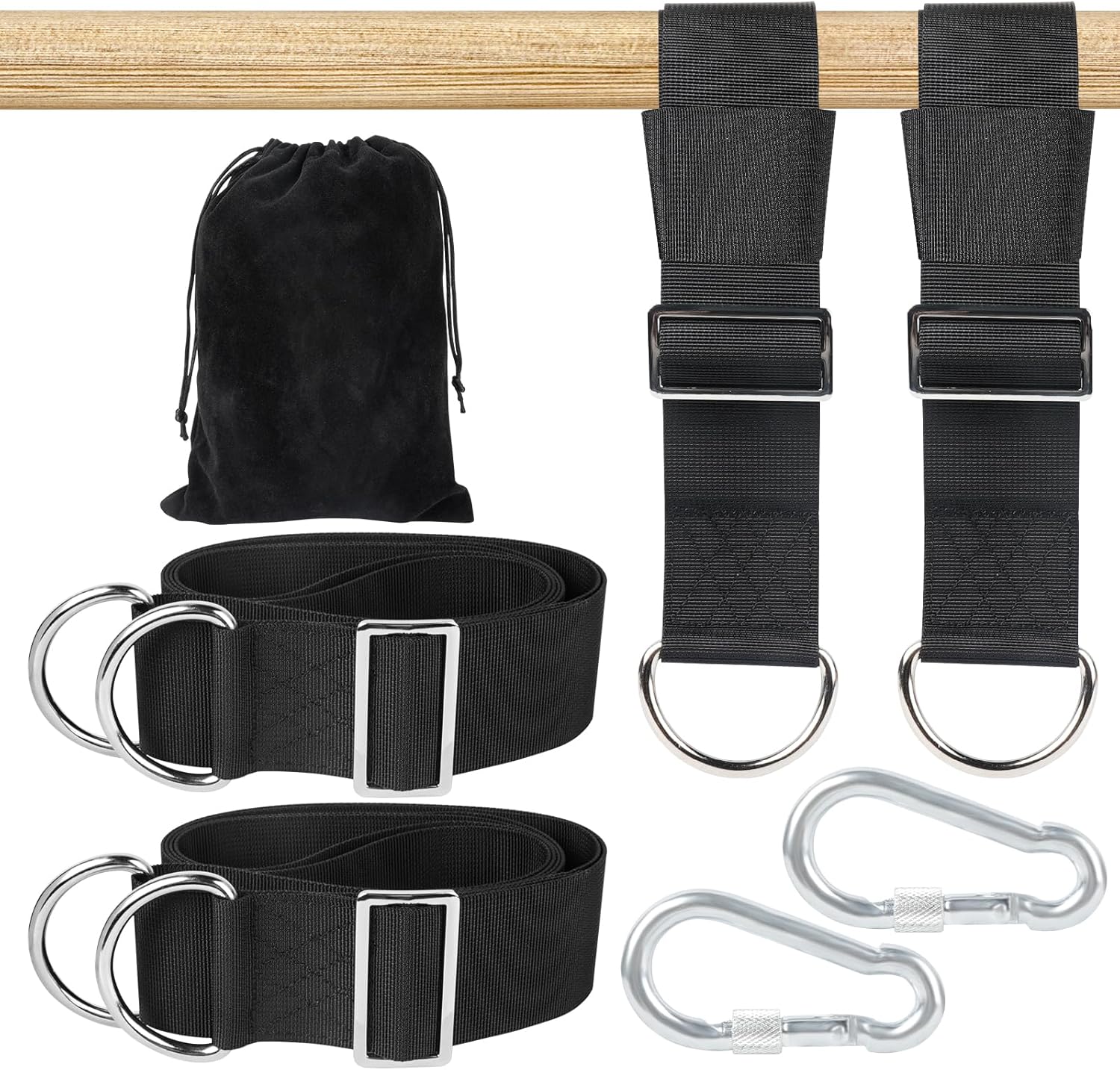 Amazon.com: Tree Swing Straps and Tree Swing Hanging Straps (2 Pack ...