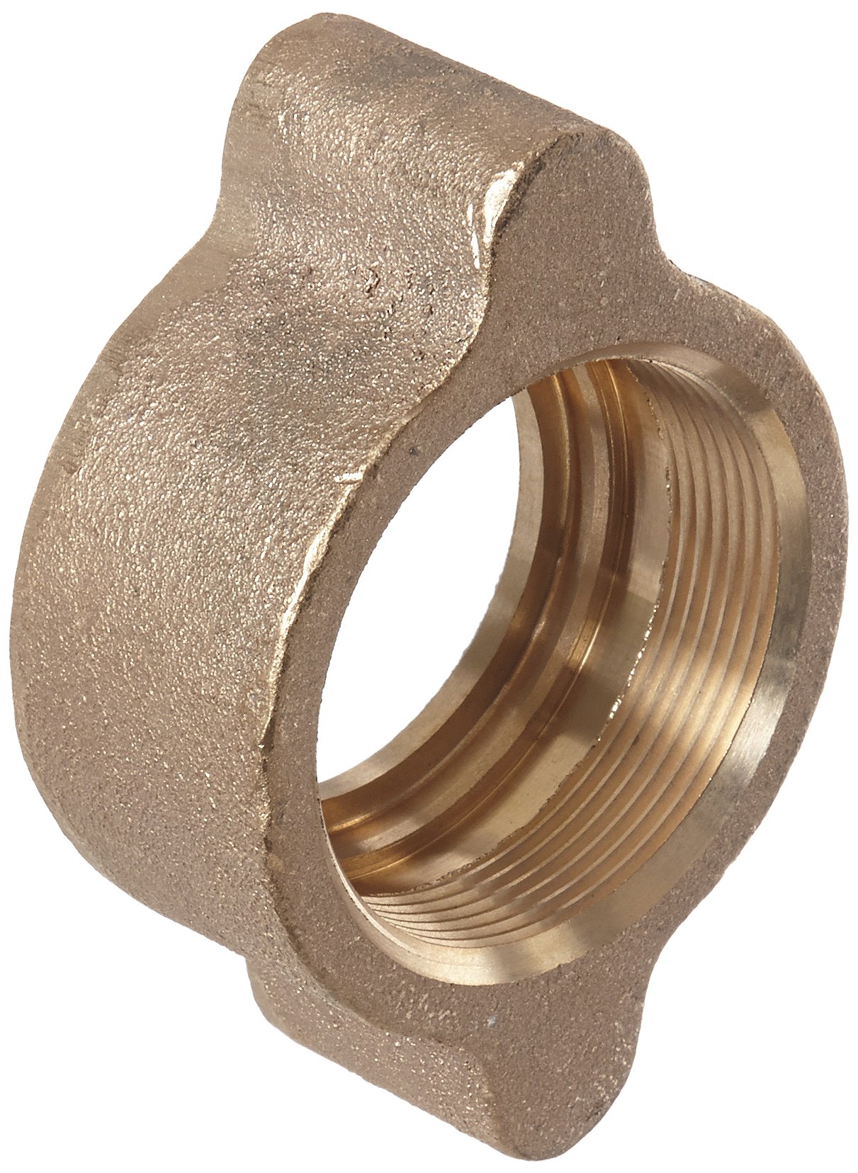 Buy Dixon Valve BB17 Brass Ground Joint Boss Fitting, Wing Nut, 1-1/4 ...