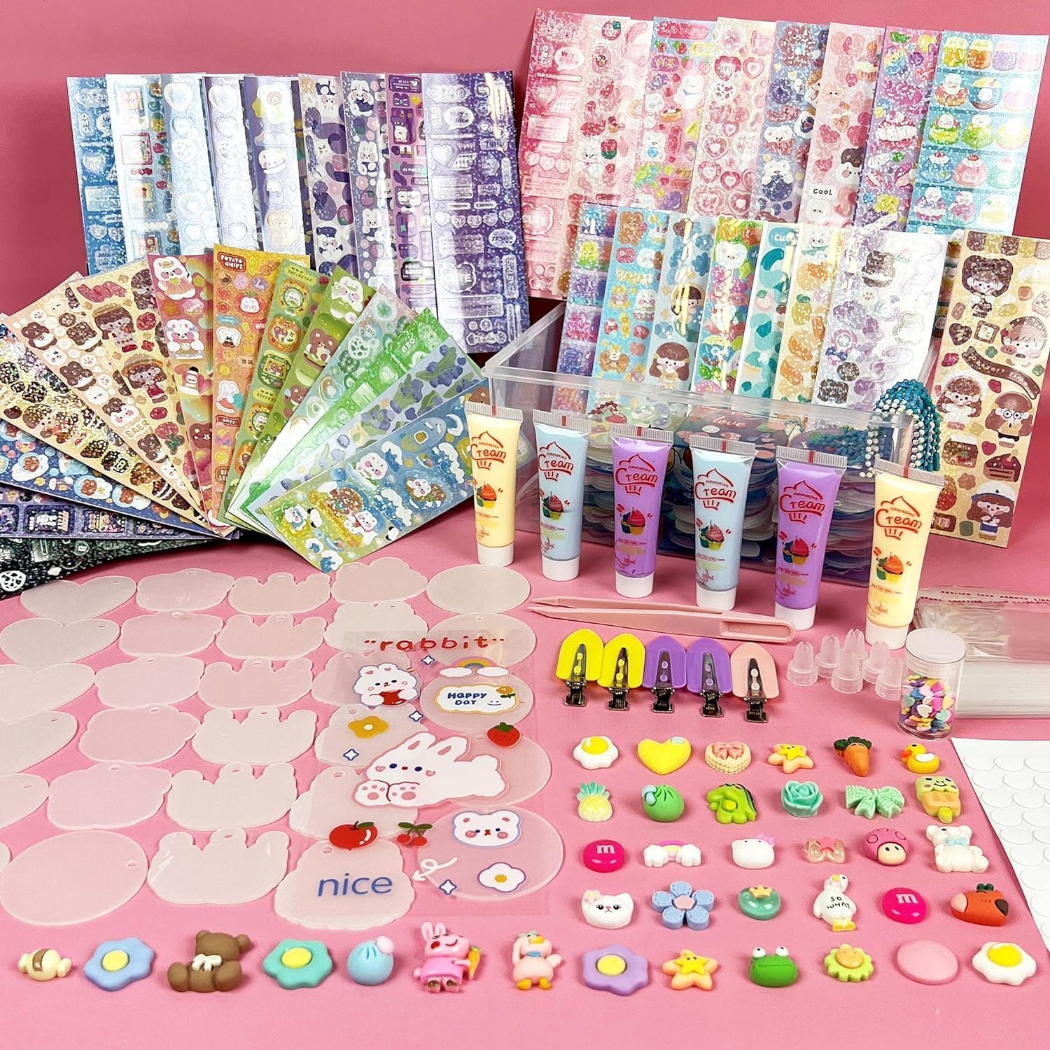 Buy DIY Art and Craft for Girls: Guka Cream and Sticker Making Kit with ...