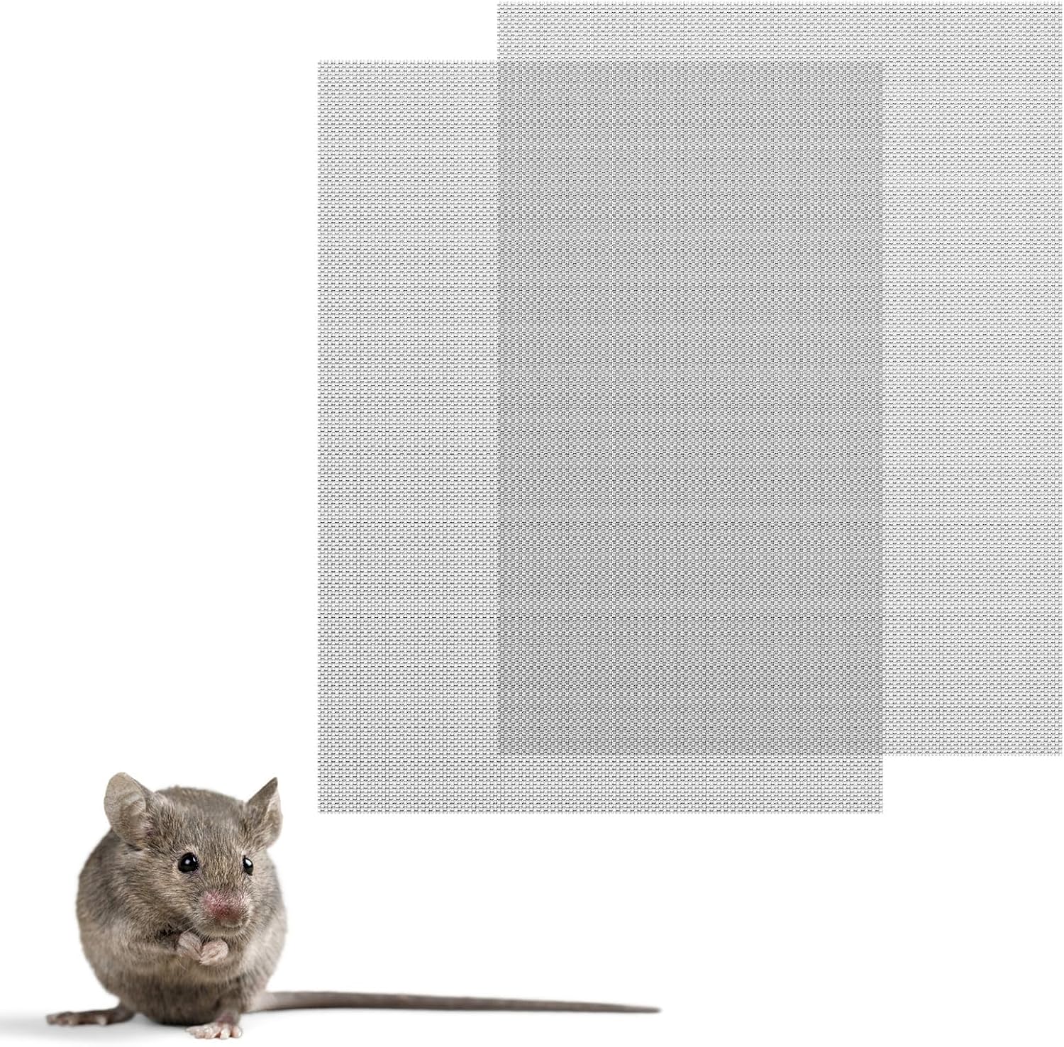 Adiwo 2 Pcs 304 Stainless Steel Mesh, 20 Mesh Professional Mouse Rodent ...