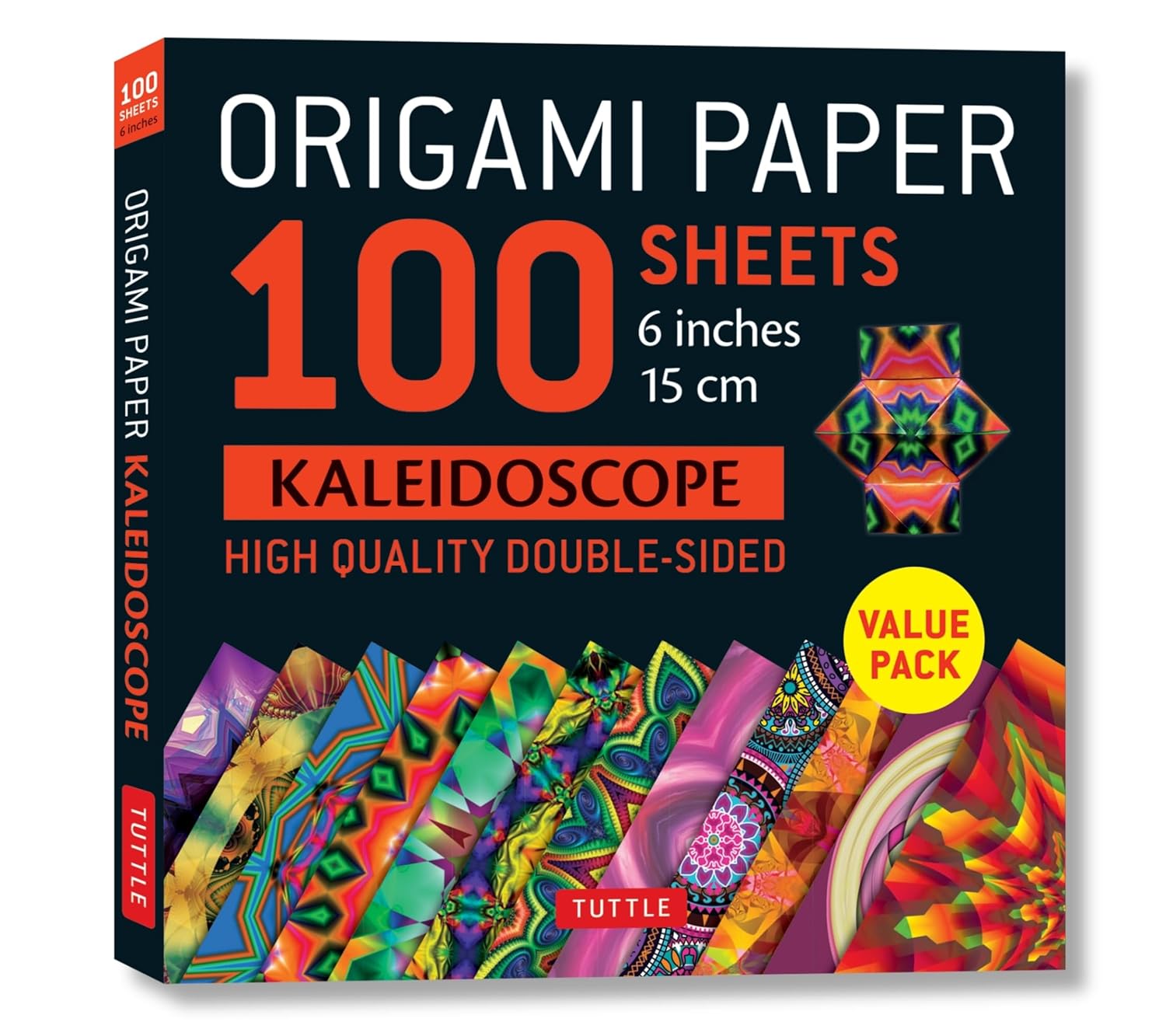 Origami Paper 100 sheets Kaleidoscope 6" (15 cm): Tuttle Origami Paper ...