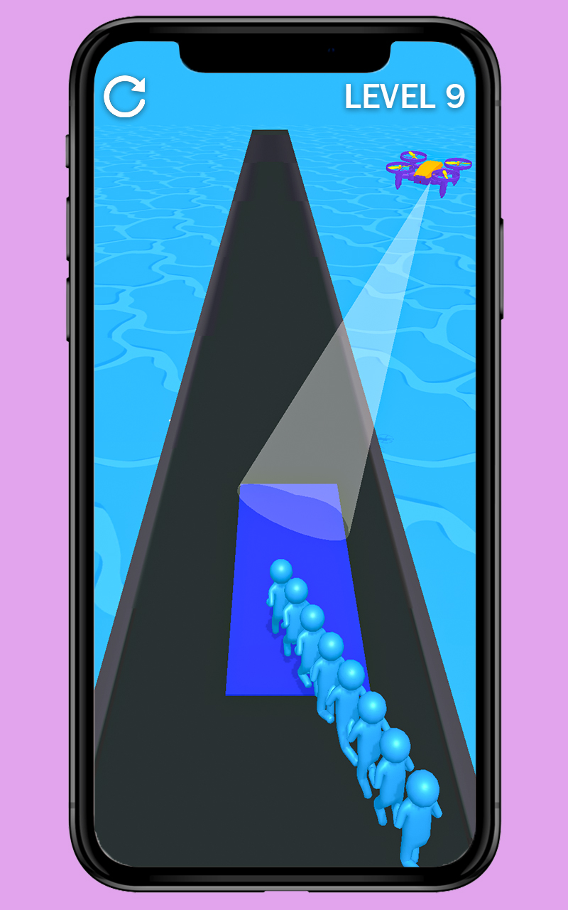 Colors Runners 3D Hide N Run: Color Run Match Camouflage Runner ...