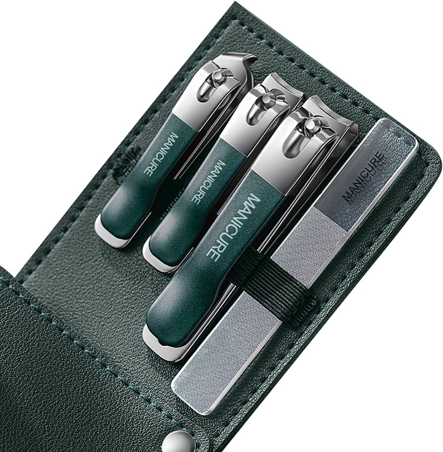 Amazon.com : Manicure Set Nail Clippers Pedicure Kit, 4 Pcs Stainless ...