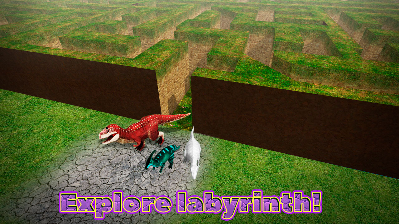 Dino Maze Labyrinth Escape: Path Finder Creature Quest Running ...