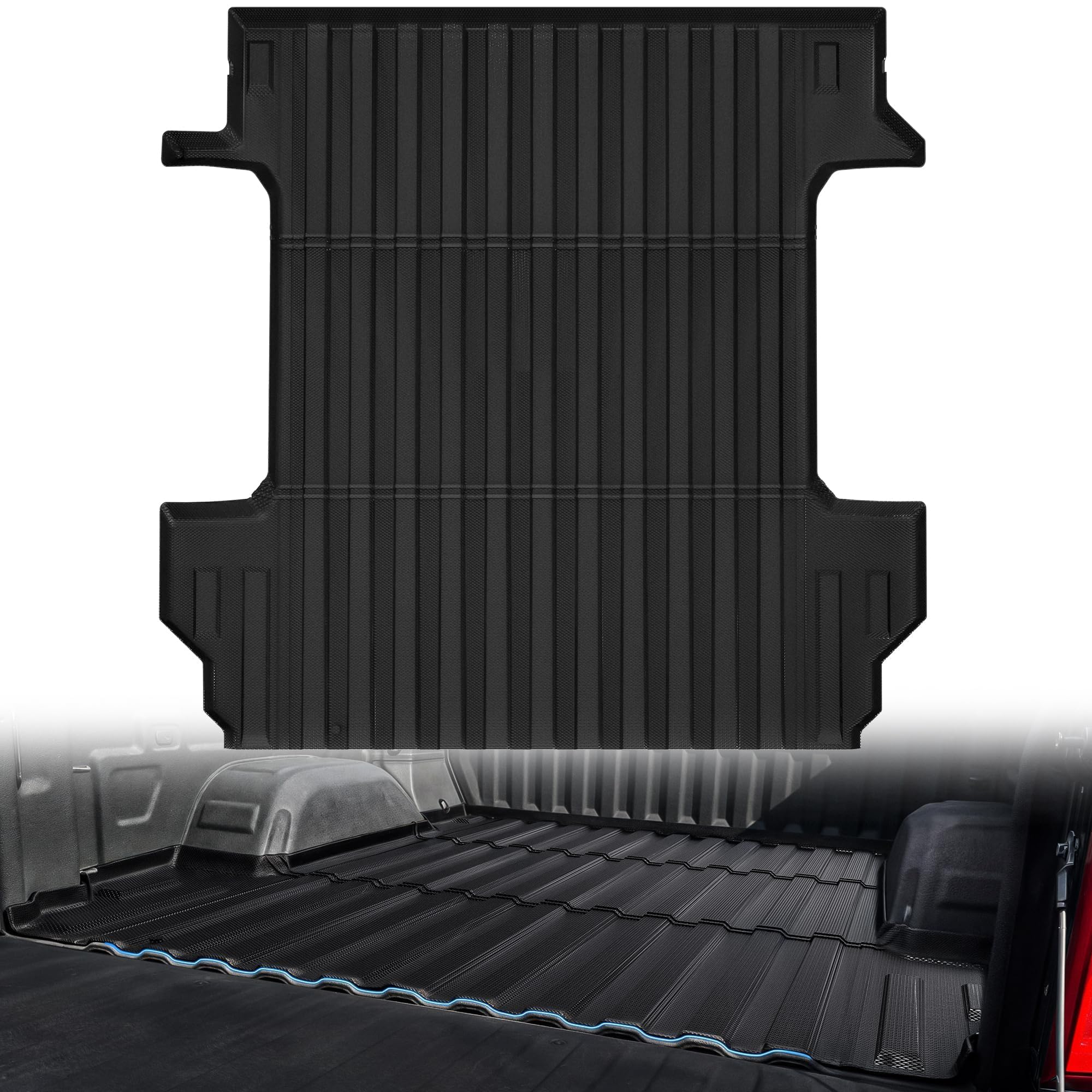 Snapklik.com : OEDRO Truck Bed Mat Fit For 2019-2025 Chevrolet ...