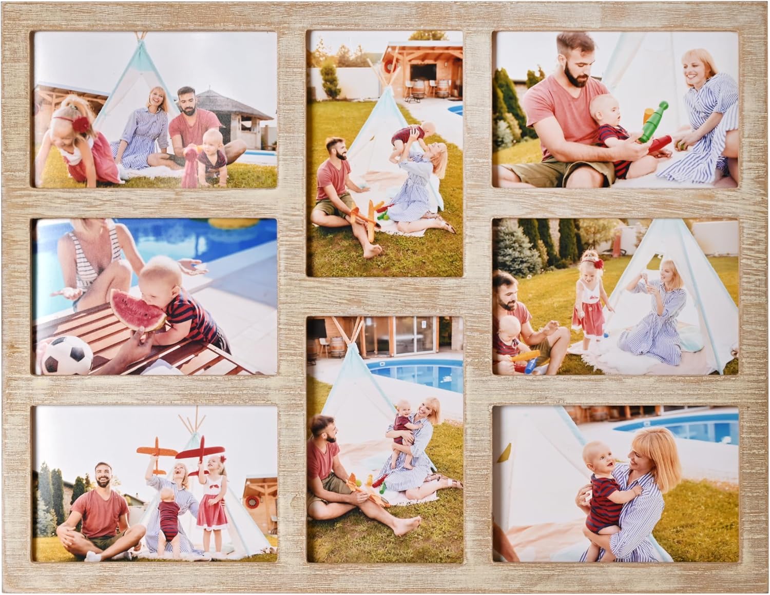 Amazon.com - MONT PLEASANT 4x6 Collage Picture Frame Family Photos ...