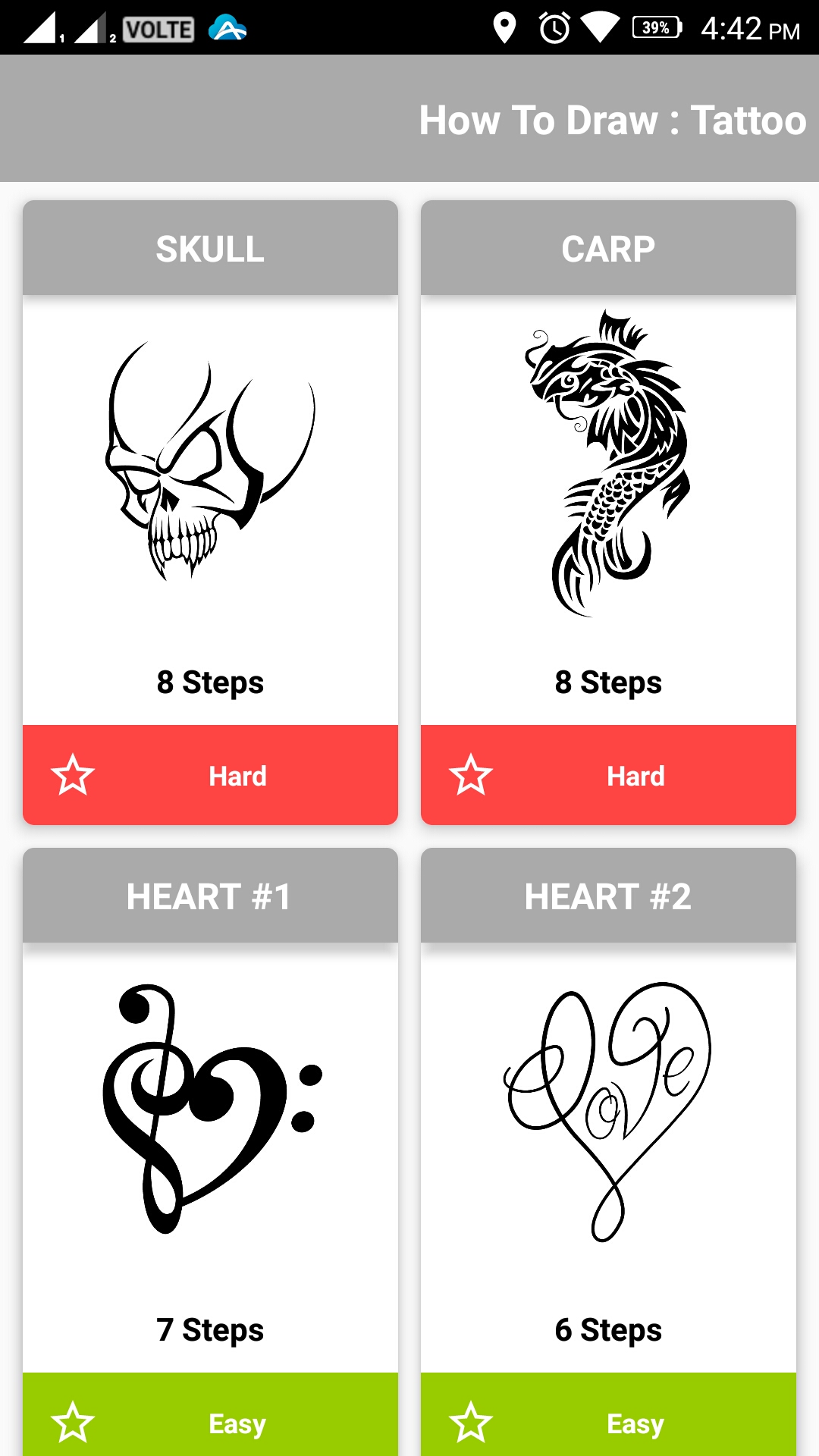 How to Draw Tattoo - App on Amazon Appstore