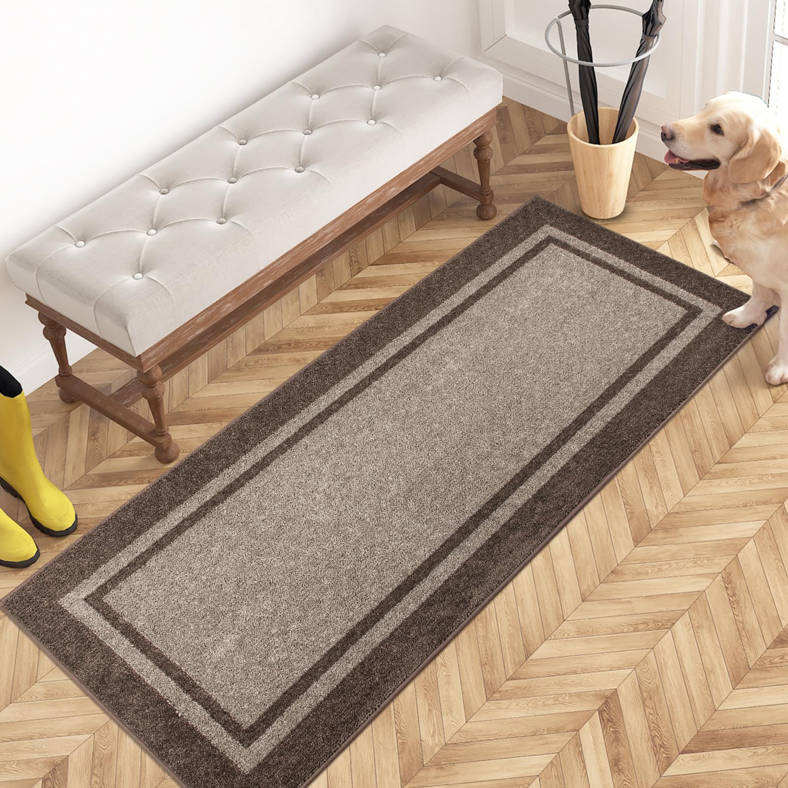 Amazon.com: PURRUGS Dirt Trapper Door Mat 24" x 60", Non-Slip/Skid ...