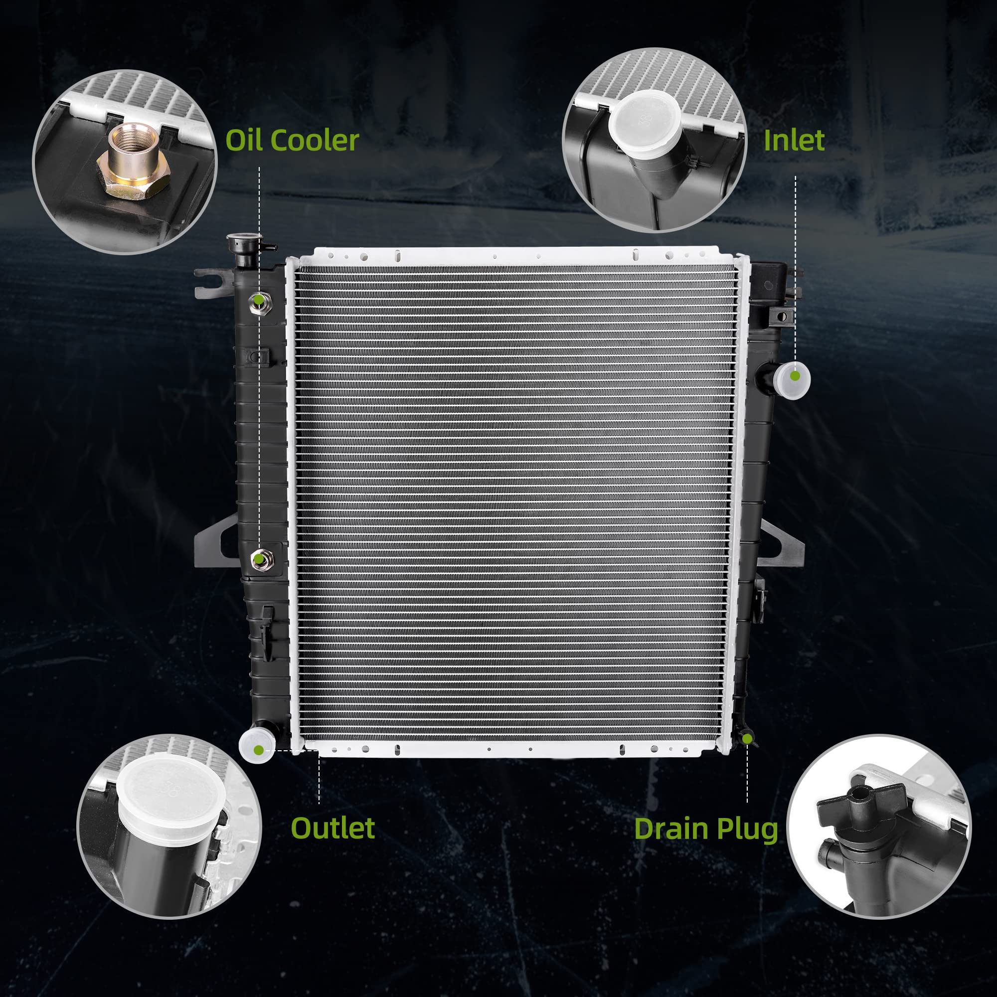 Snapklik.com : AUTOSAVER88 Radiator Compatible