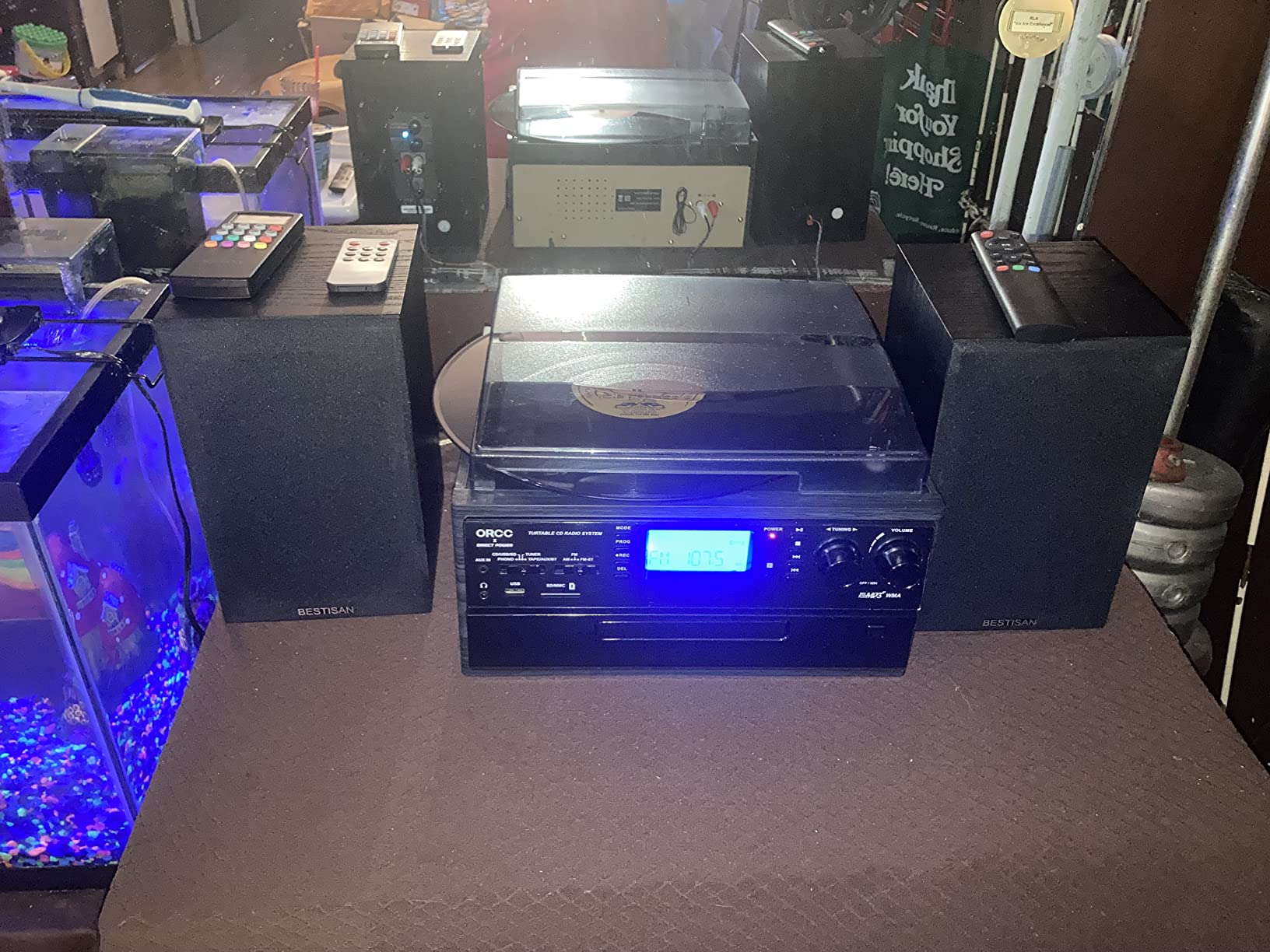 $27/mo - Finance ORCC 10-in-1 Record Player, Nostalgic Turntable for ...