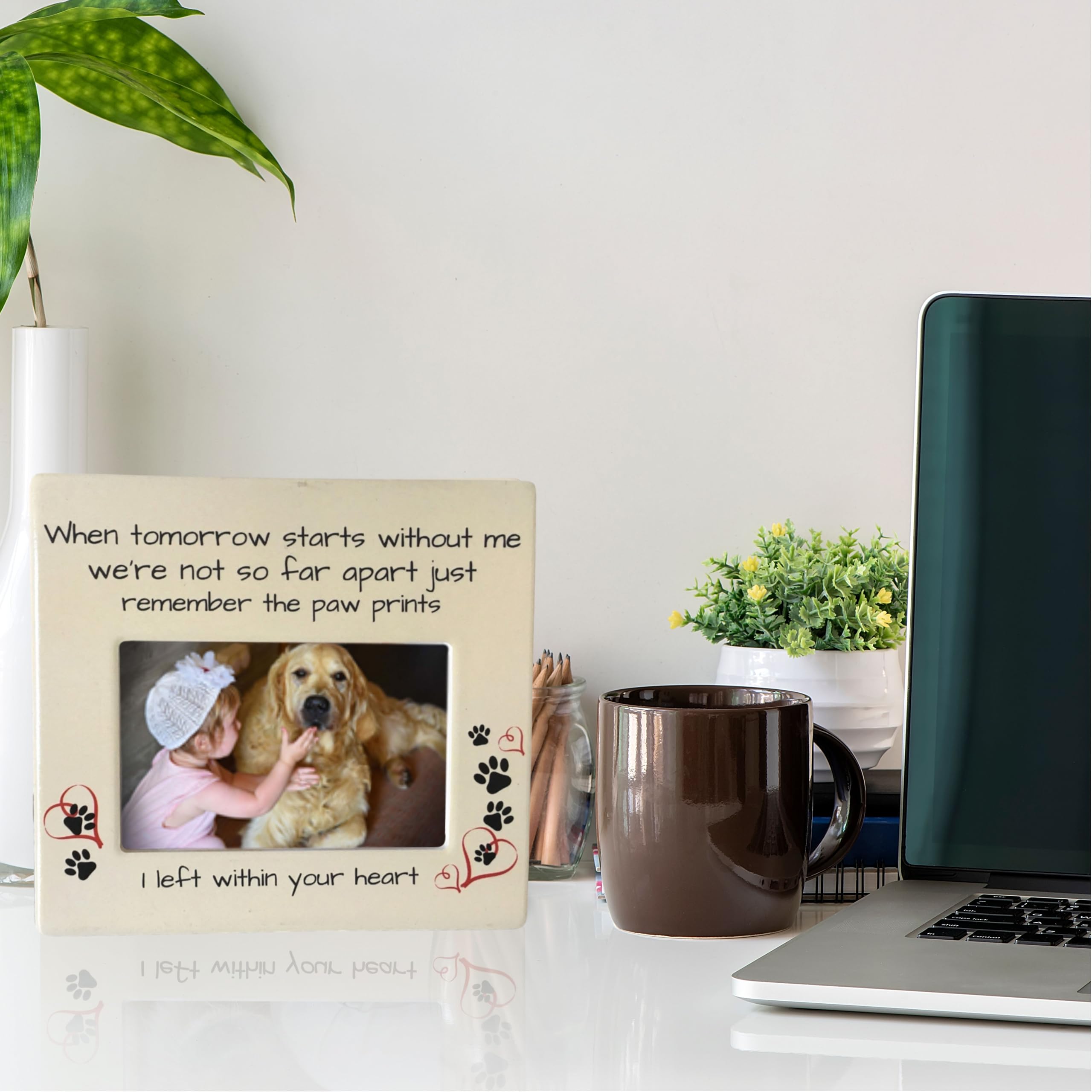 Memory Picture Frame Cat Memorial Picture Frame - When Tomorrow Starts ...
