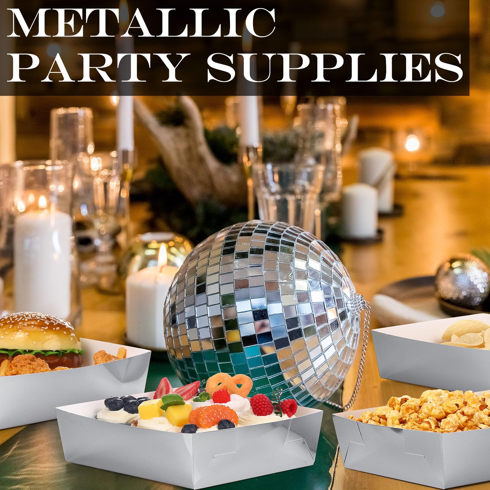 Snapklik.com : 50 Pcs Graduation Party Supplies 5 Lb Large Metallic ...