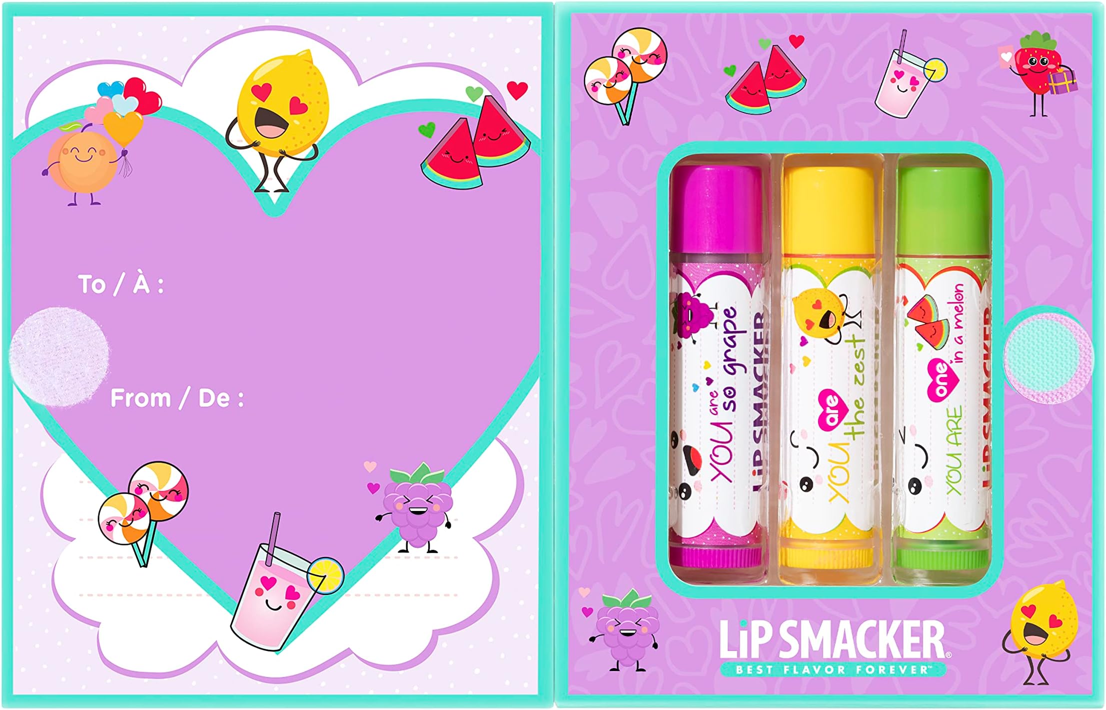 Amazon.com : Lip Smacker Valentine's Day Collection Hello Kitty Lip ...