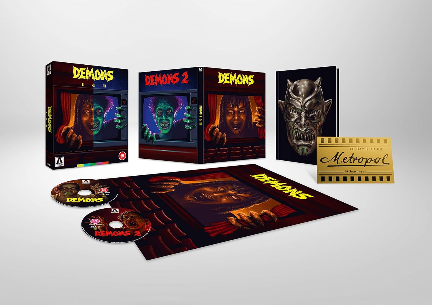 Amazon: Demons 1 & 2 Limited Edition [Blu-ray]: DVD et Blu-ray: Blu-ray