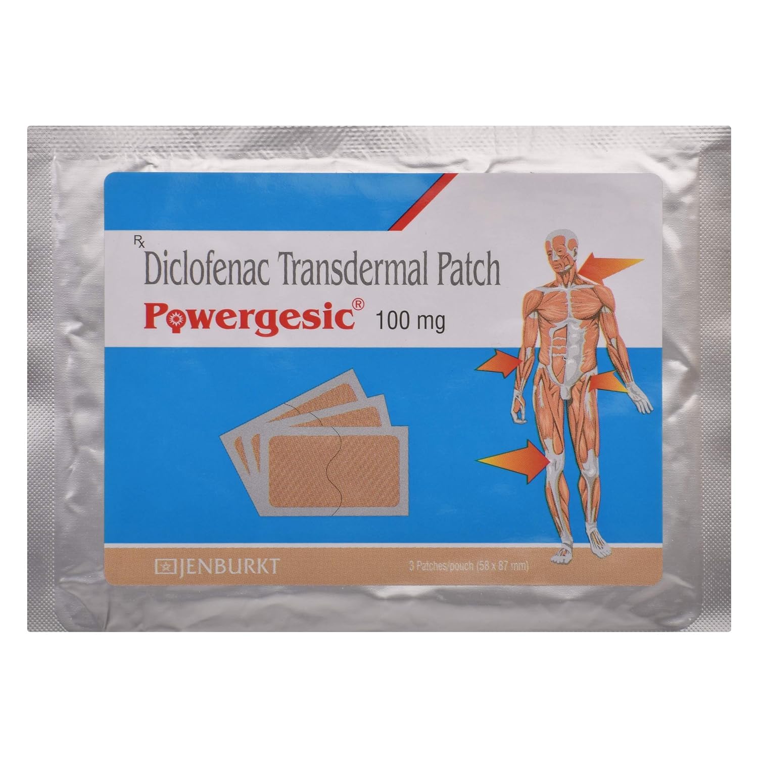 Powergesic 100mg - Pack of 3 Patches : Amazon.in: Health & Personal Care