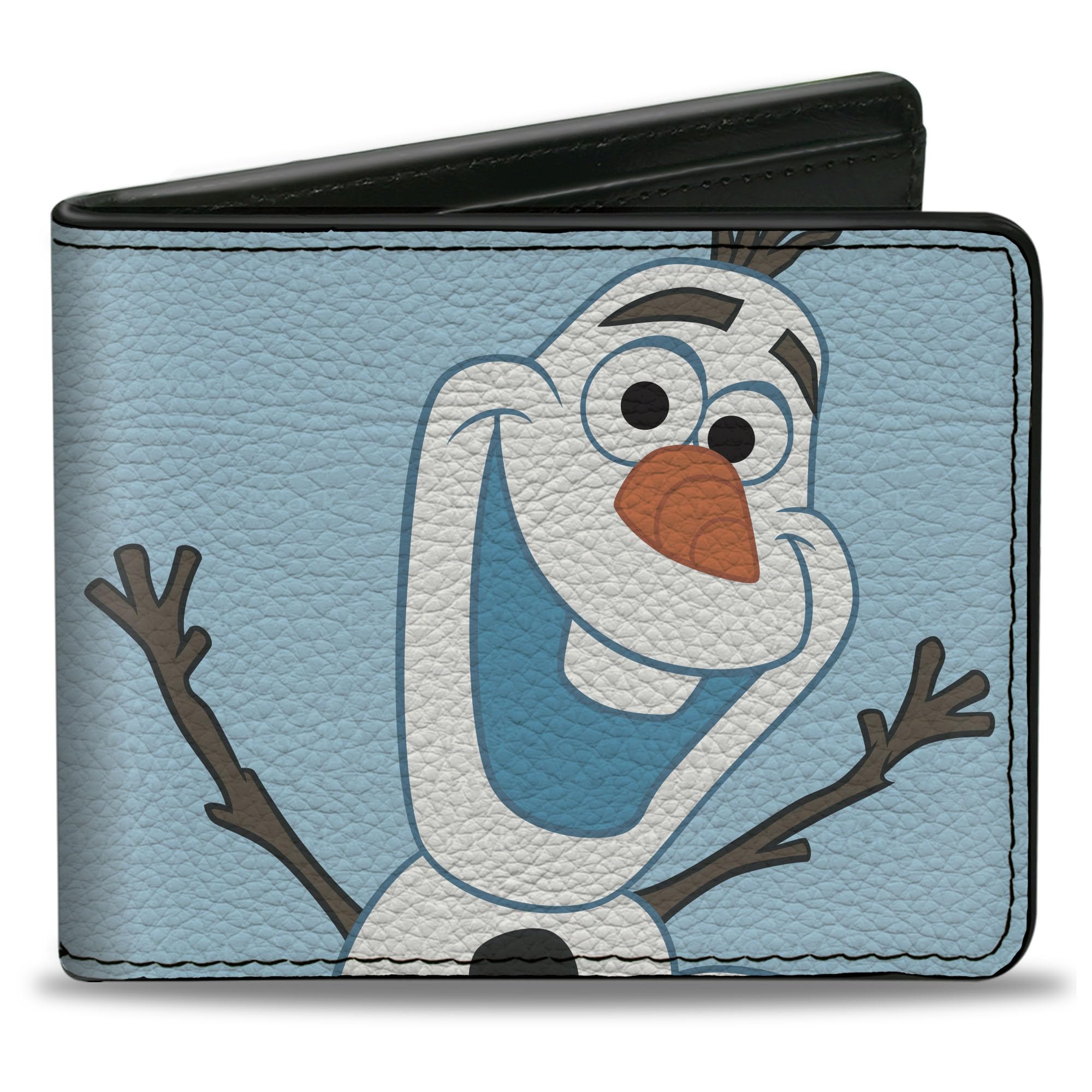 Amazon.com: Disney Wallet, Bifold, Frozen Olaf Face Character Close Up ...