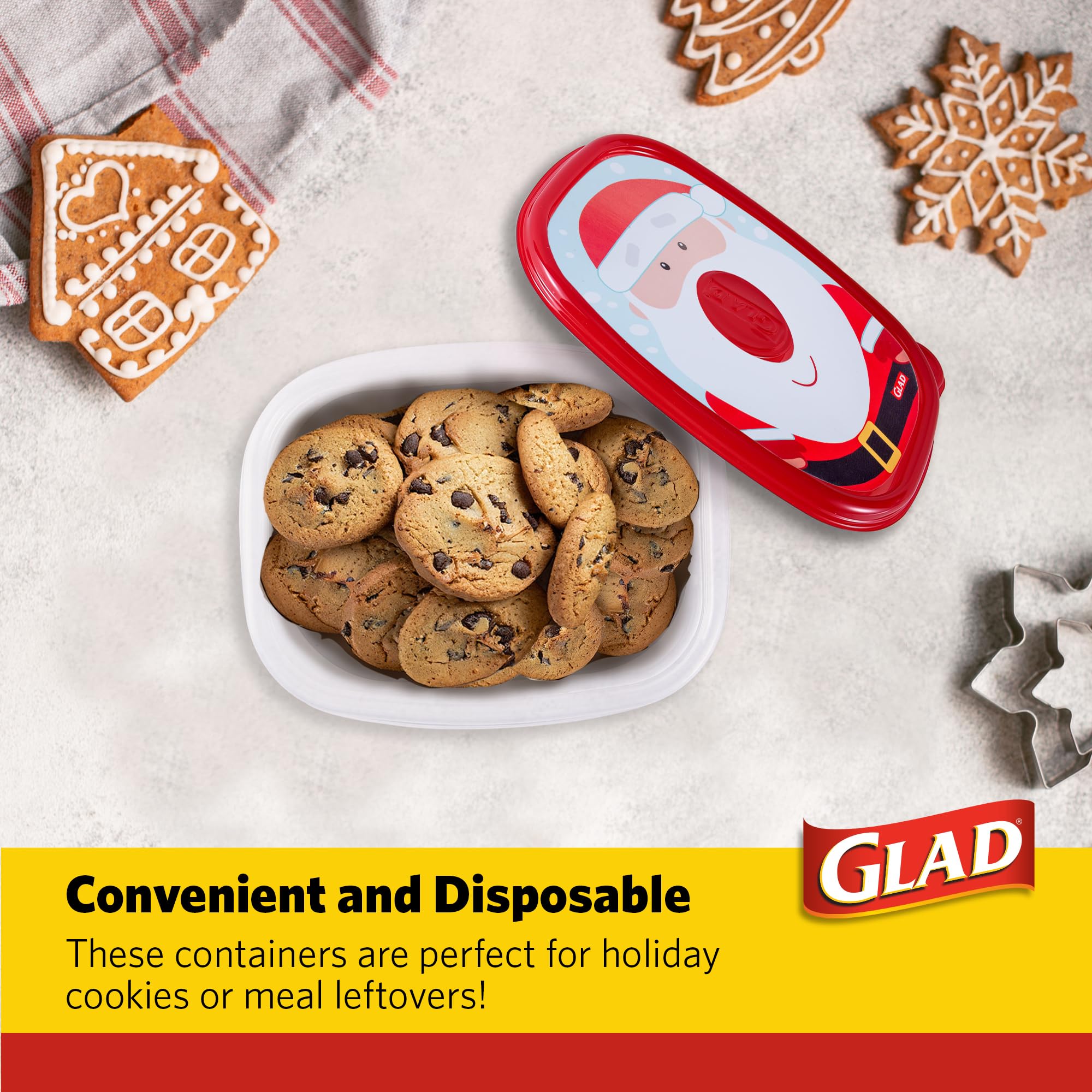 Glad Christmas Containers Snapklik.com : GladWare Holiday Food Storage