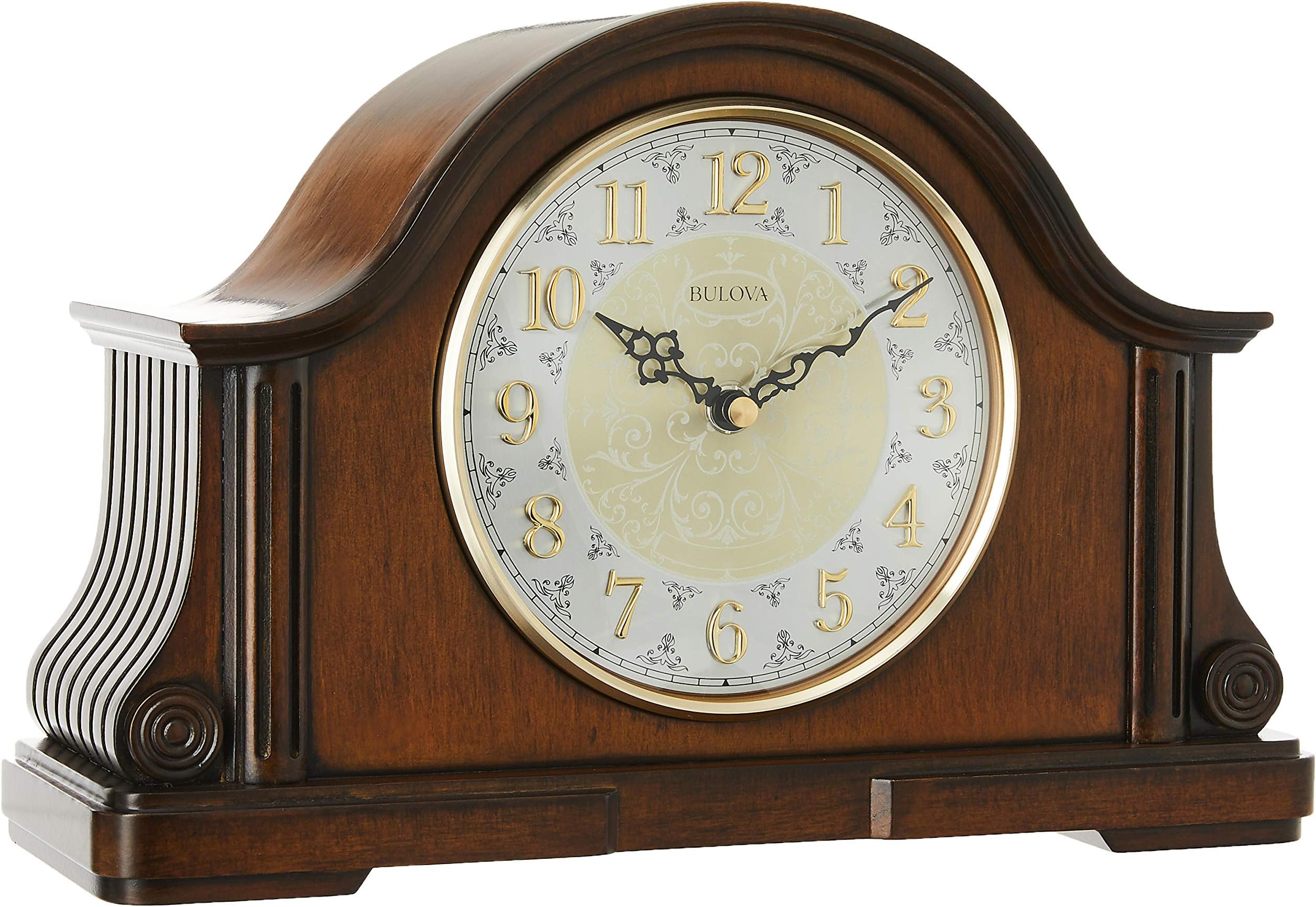 Bulova B1975 Chadbourne Old World Clock, Walnut : Amazon.ca: Home