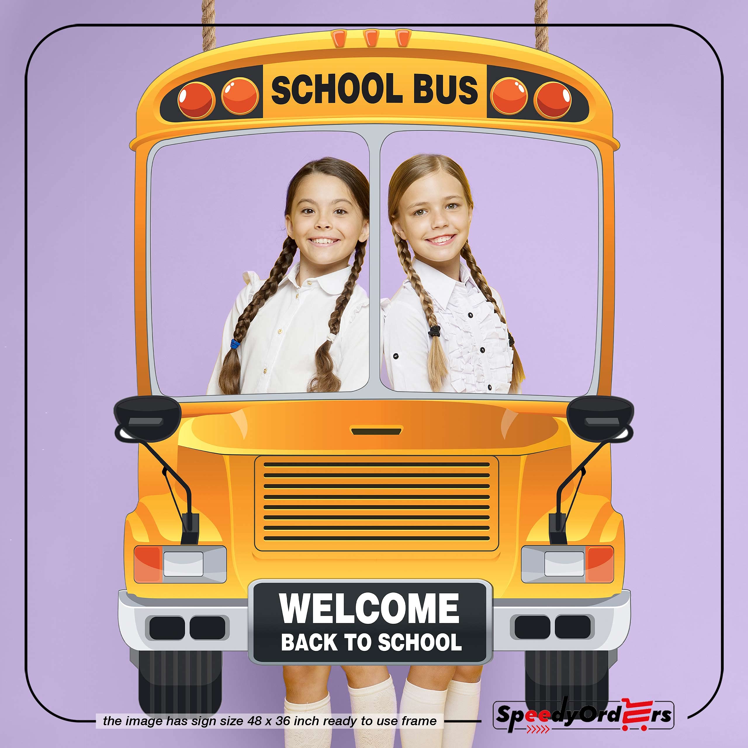 Buy School Bus Photo Frame by SpeedyOrders – Custom Back To School ...