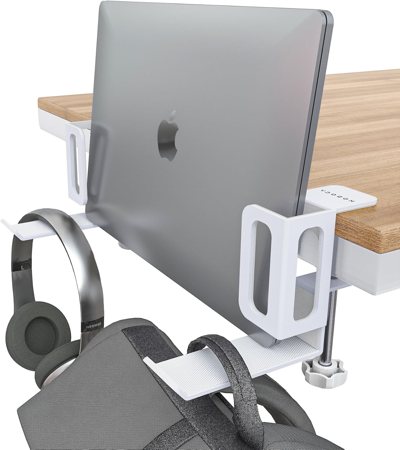 Amazon.com: NODOCA Laptop Storage for Desk, MacBook Vertical Stand ...