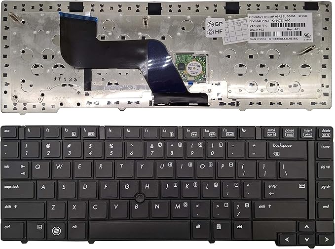 Amazon.com: Replacement Keyboard for HP Compaq EliteBook 8440p 8440w ...