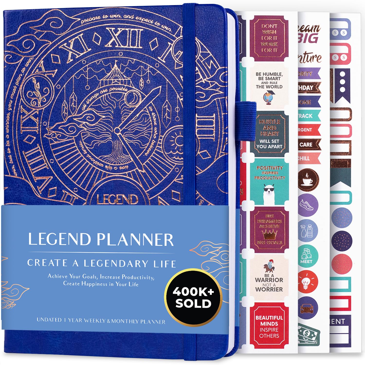 Legend Planner – Deluxe Weekly & Monthly Life Planner to Hit Your Goals ...