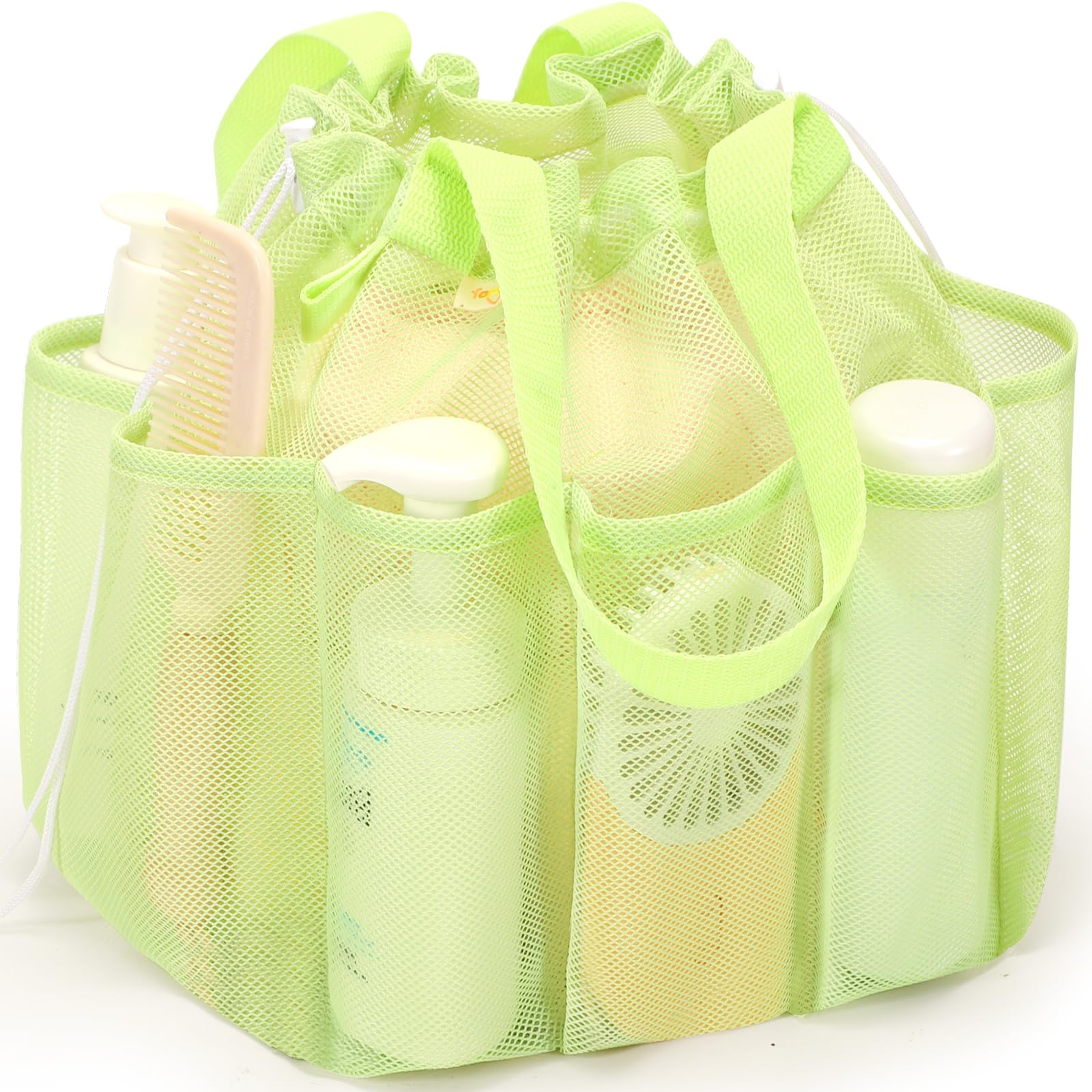 Amazon.com: famichan Mesh Shower Caddy Portable with Drawstring, Dorm ...