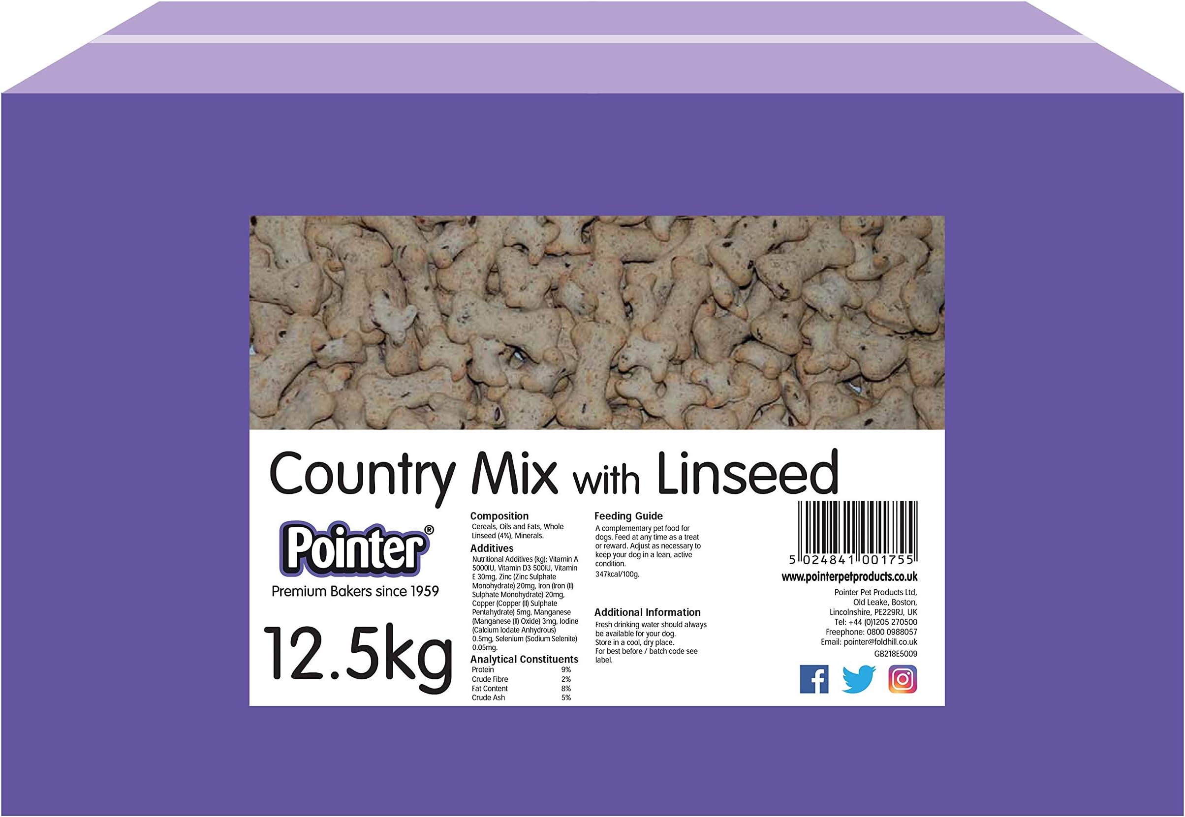 Pointer Biscuit Selection, Oven Baked Dog Treats with No Artificial ...