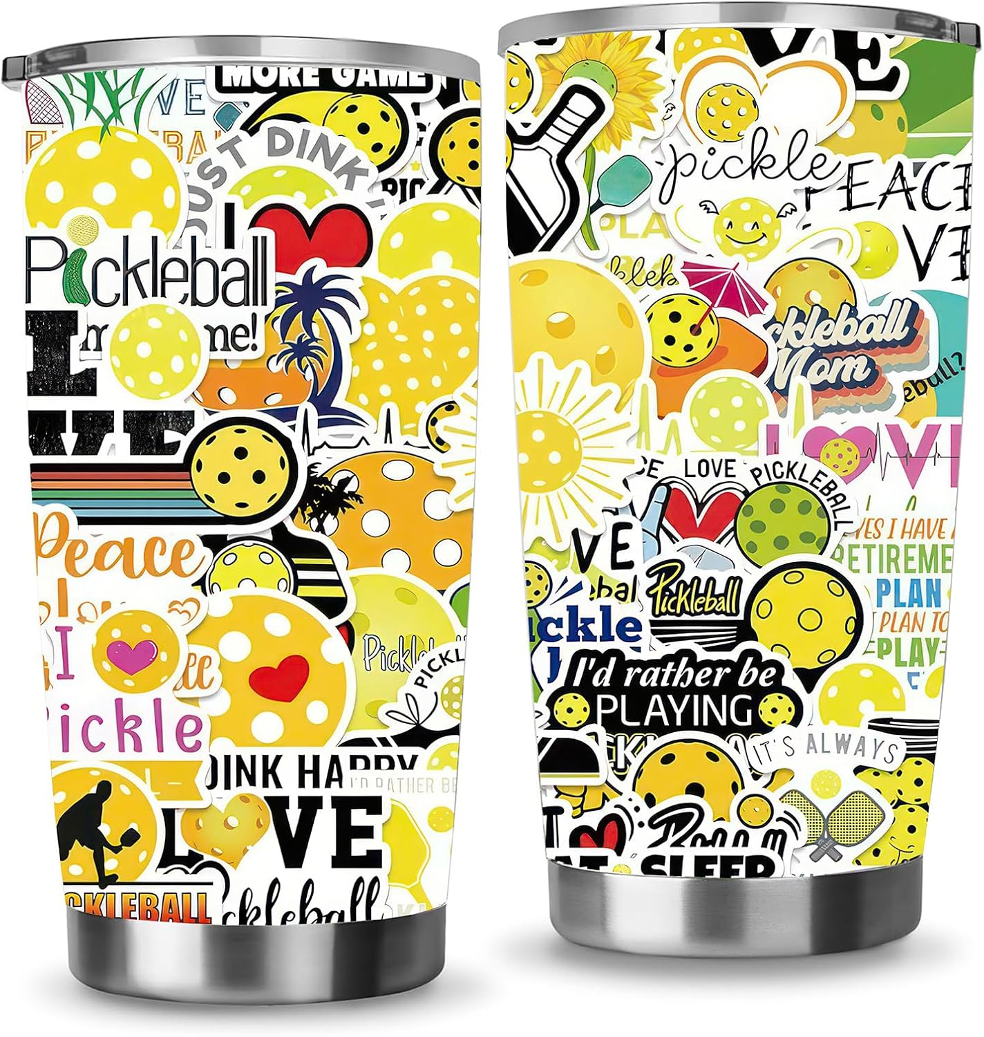 Amazon.com: Bofemgt Pickleball Gifts for Women,Daisy Pickleball Tumbler ...