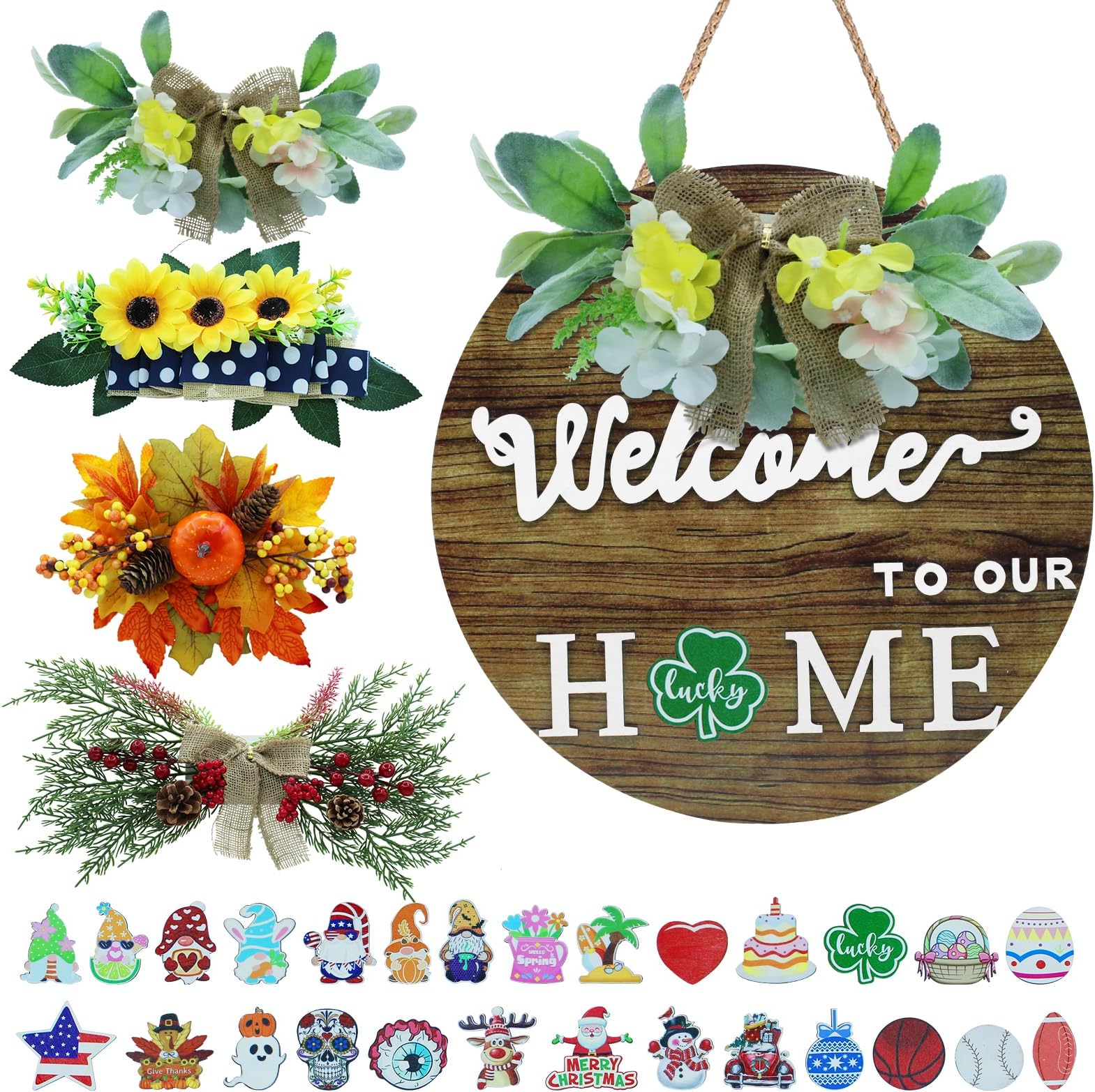 Amazon.com: Hello Sunshine Decorations for Home, 10" Farmhouse ...