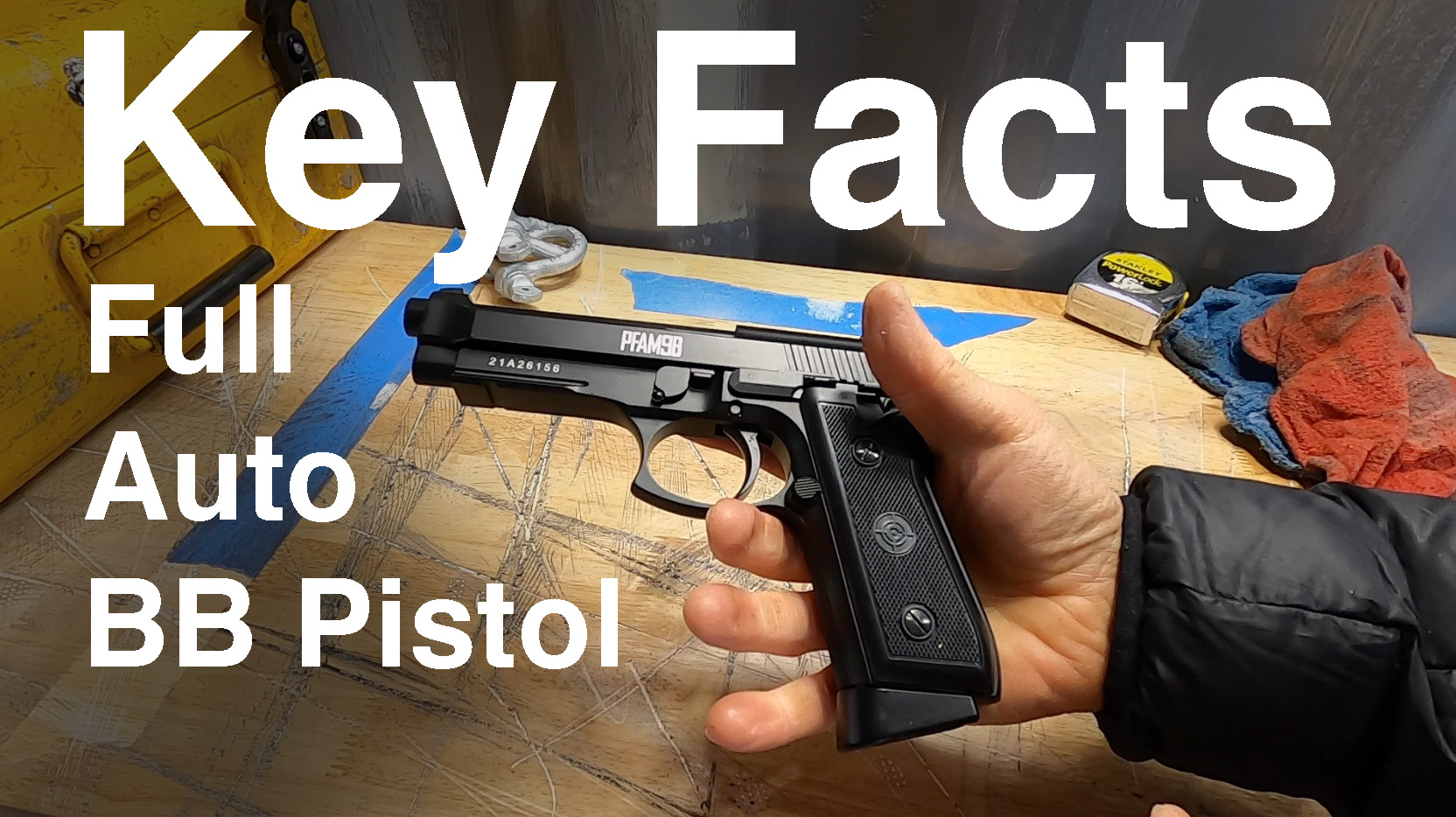 Watch KEY FACTS Crosman PFAM9B Air Pistol on Amazon Live