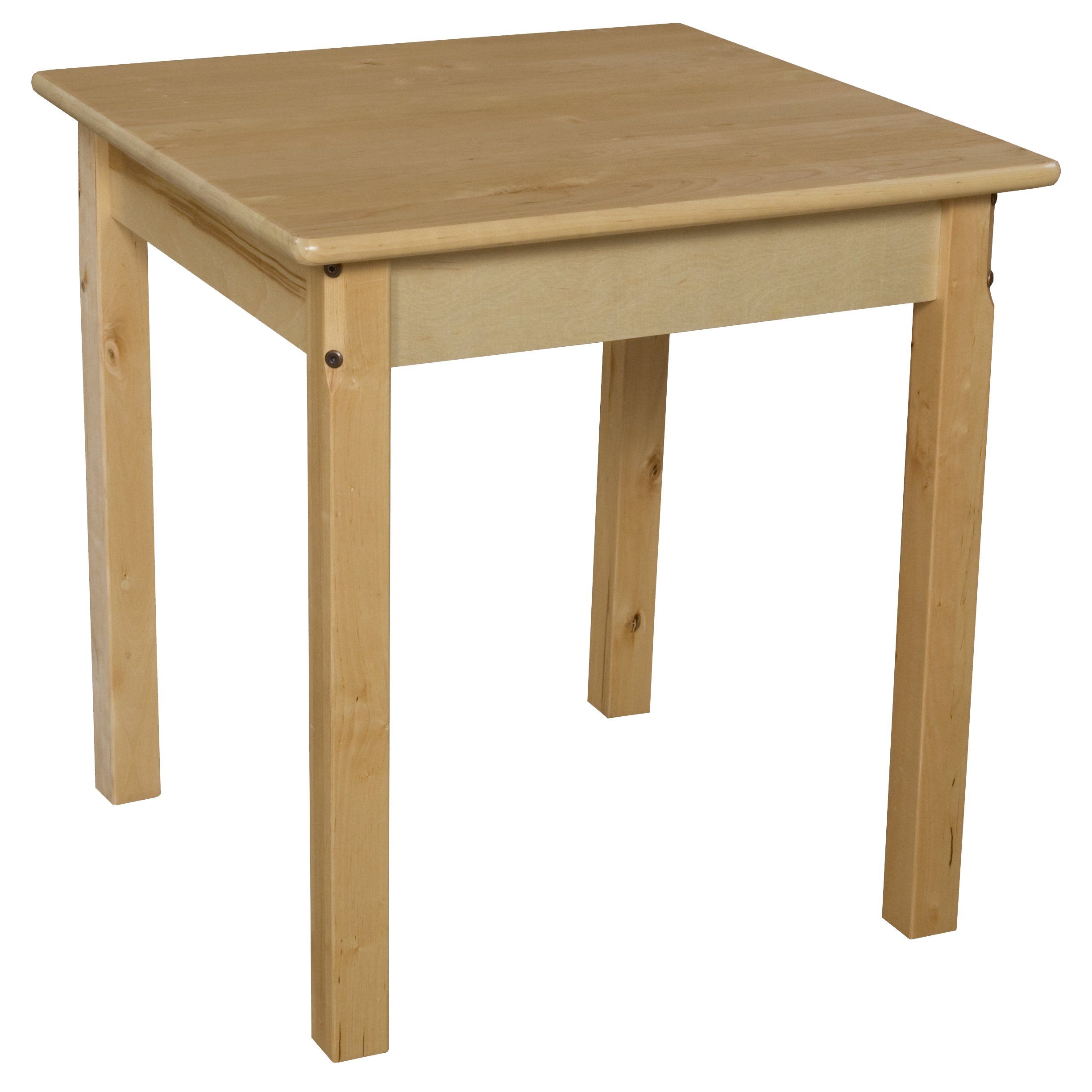 Amazon.com: Wood Designs 82424 24" Square Hardwood Table with 24" Legs ...
