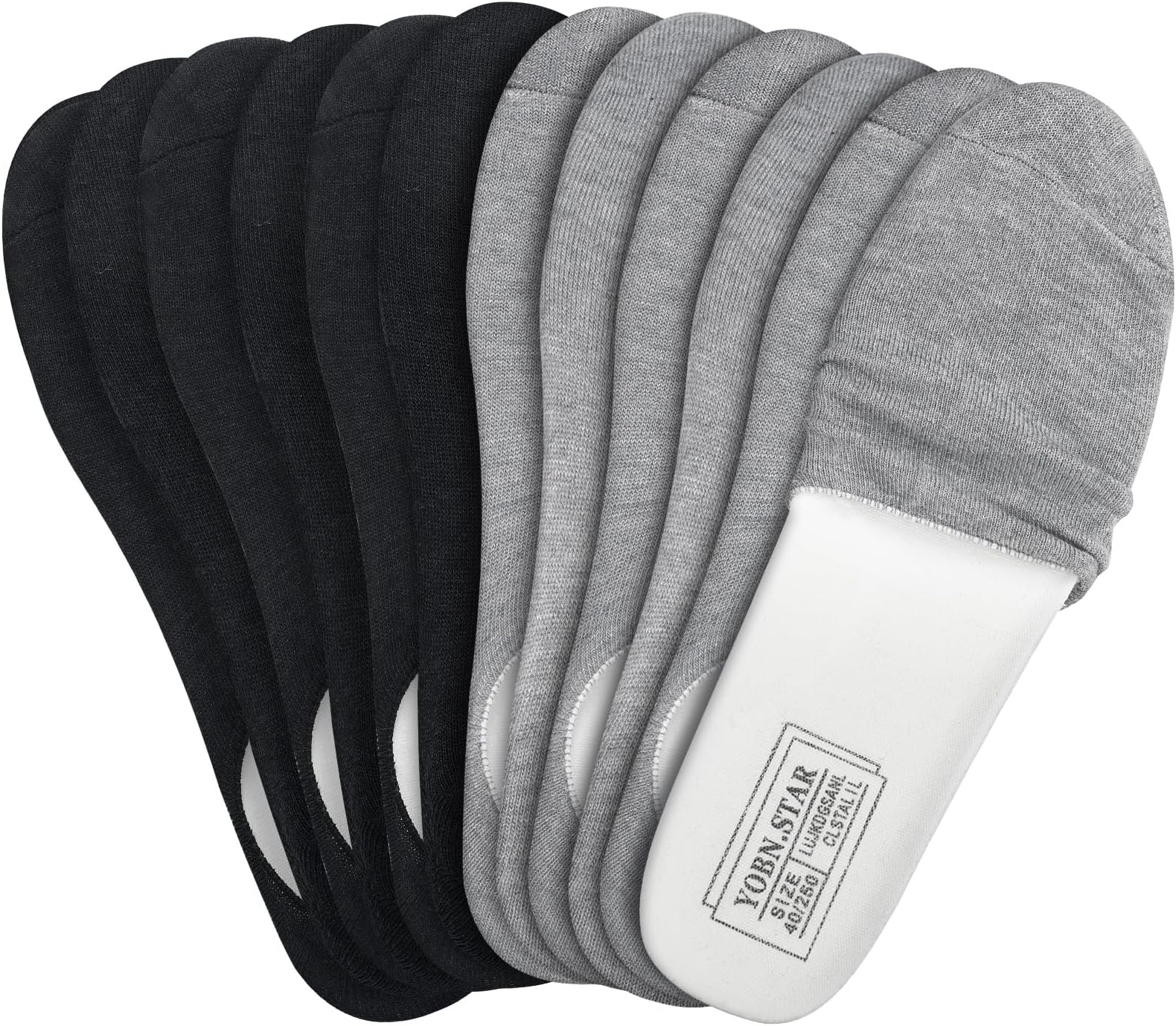 Amazon.com: Skicuff 6 Pairs Insole Socks Charcoal Women Socks for ...