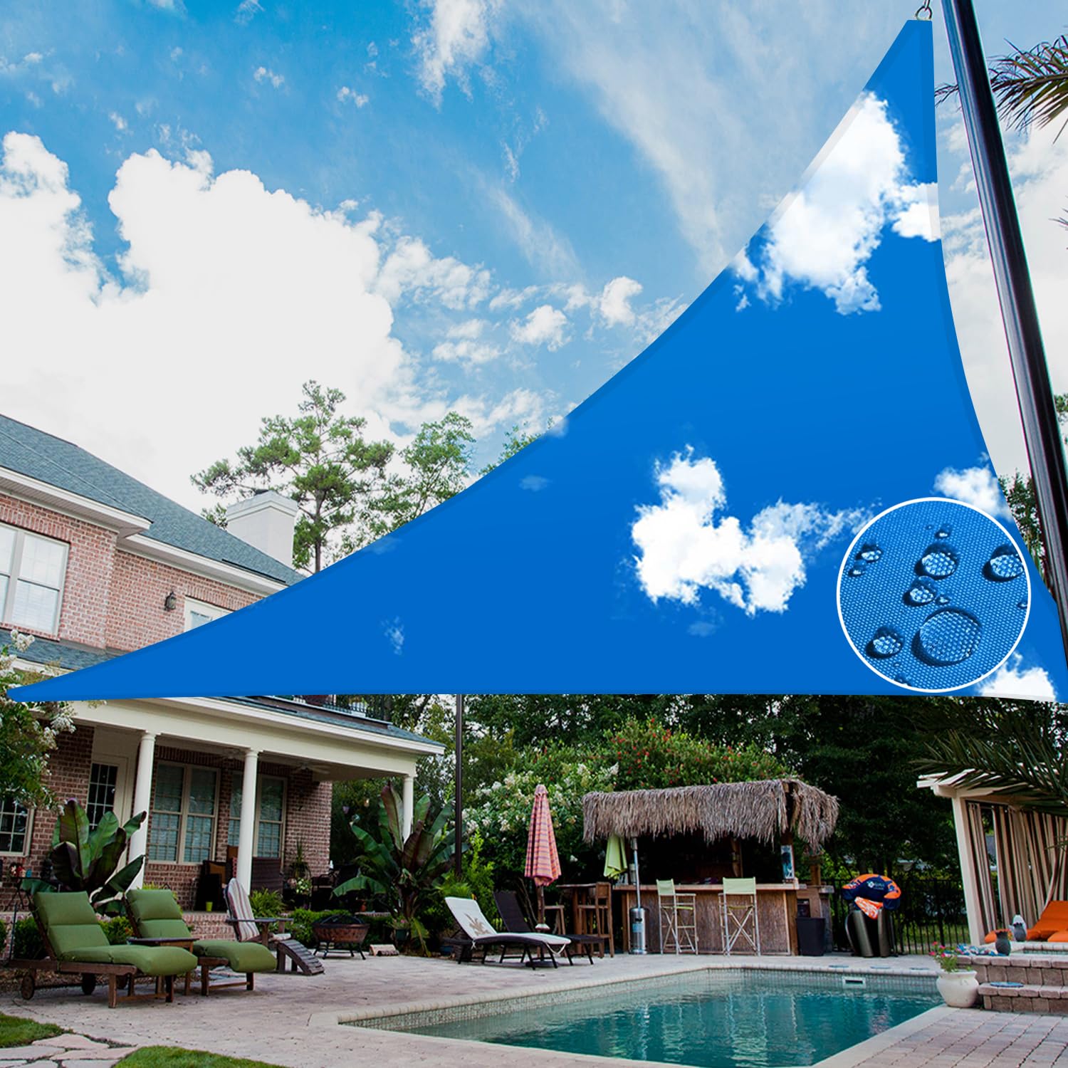 Snapklik.com : Patio Paradise 12 X 12 X 12 Waterproof Sun Shade Sail ...