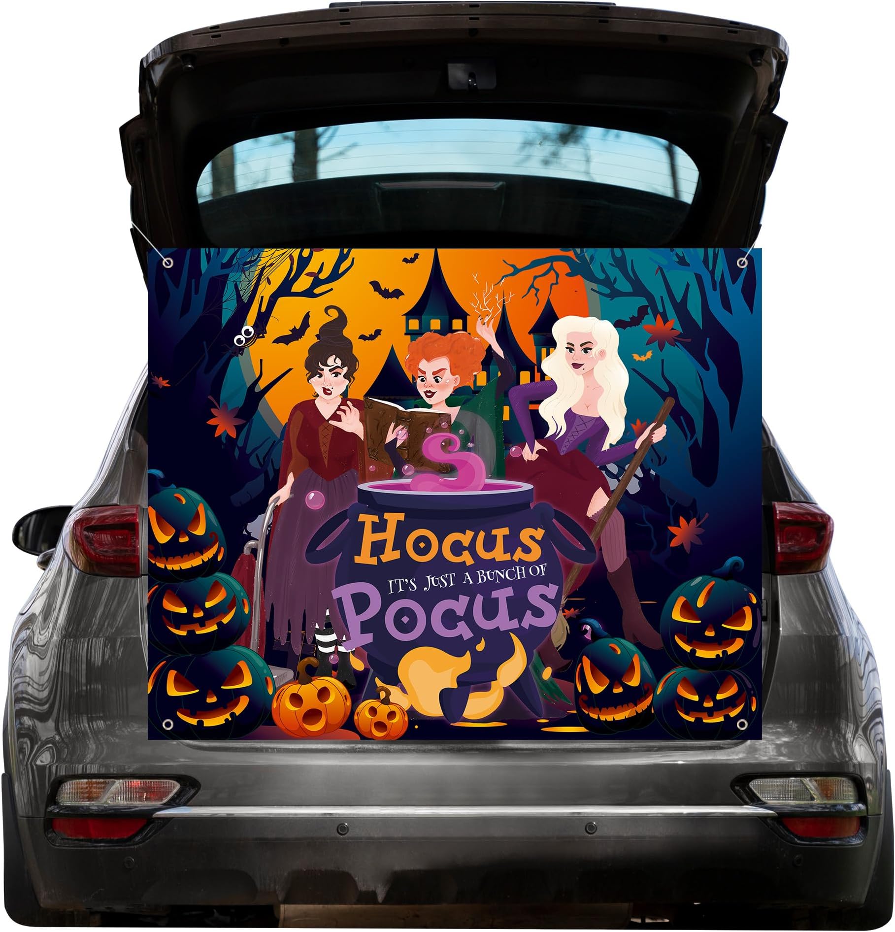 Amazon.com: 3.6 x 6 FT Halloween Hocus Pocus Banner Backdrop - Extra ...